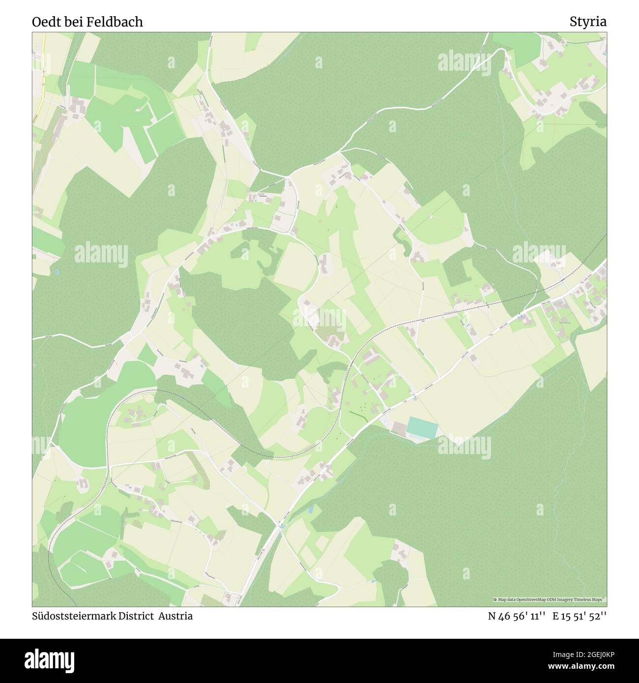 Oedt bei Feldbach, Südoststeiermark, Österreich, Steiermark, N 46 56 ...