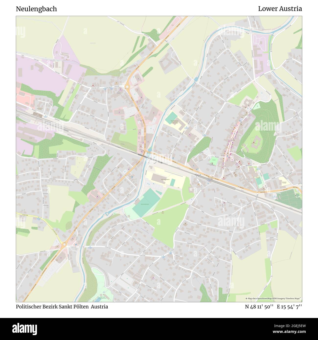 Neulengbach, politischer Bezirk Sankt Pölten, Österreich ...