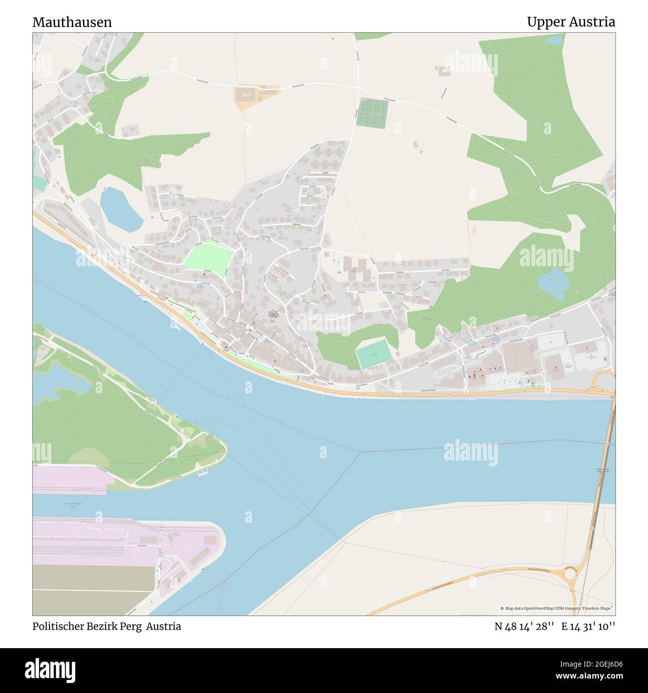 Lageplan mauthausen Ausgeschnittene Stockfotos und -bilder - Alamy