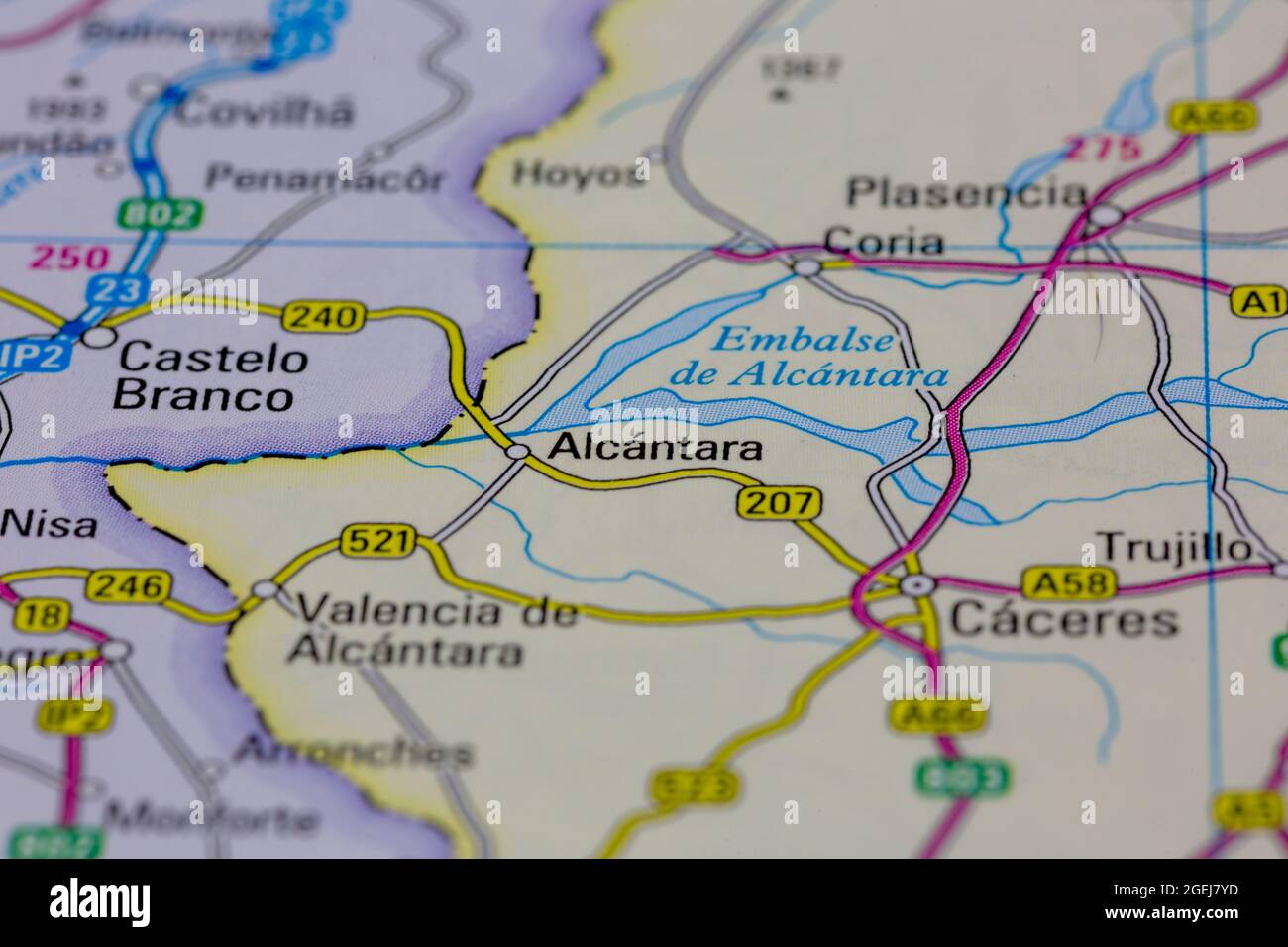 Karte von alcantara spanien -Fotos und -Bildmaterial in hoher Auflösung – Alamy