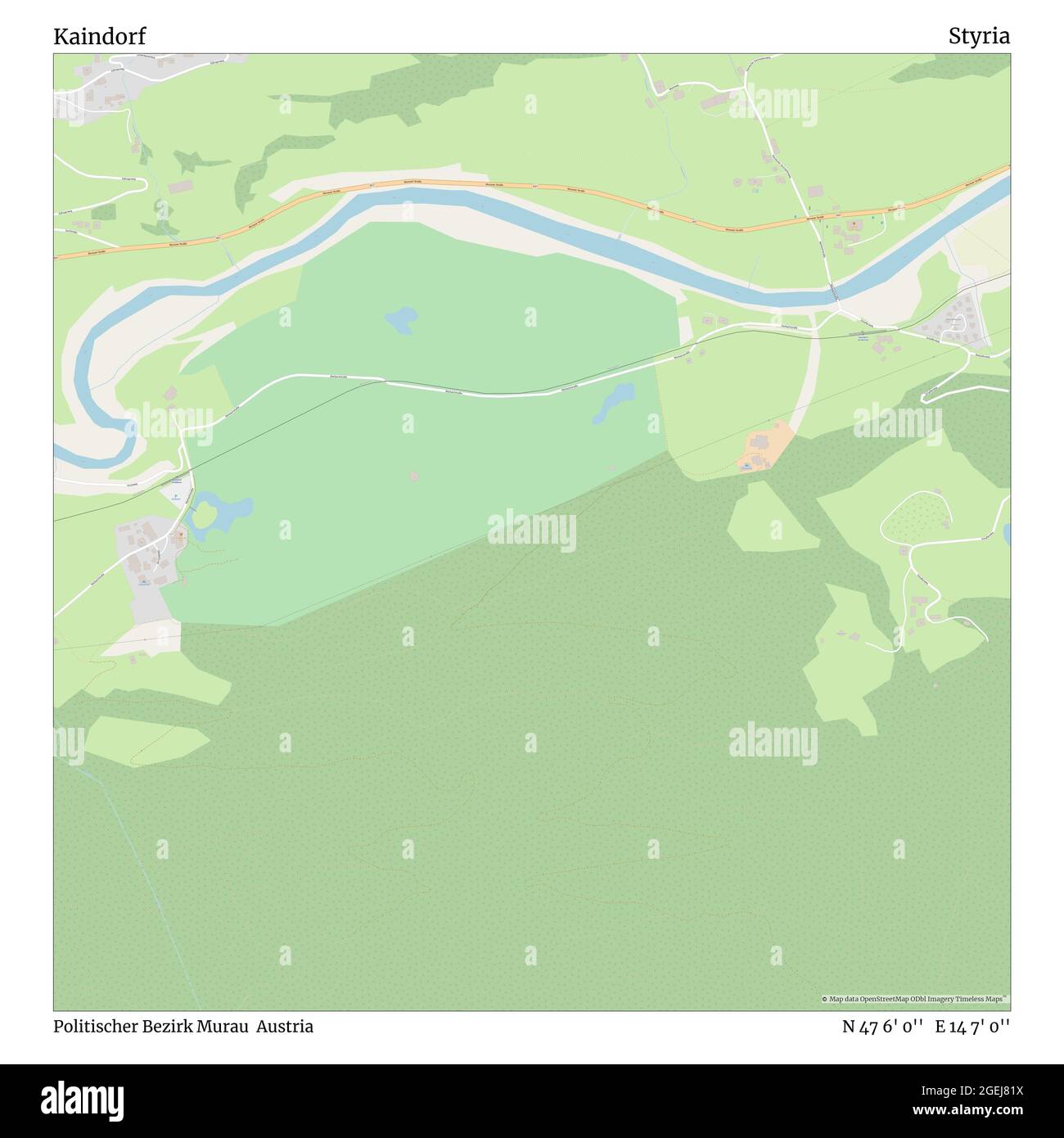 Kaindorf, politischer Bezirk Murau, Österreich, Steiermark, N 47 6' 0 ...