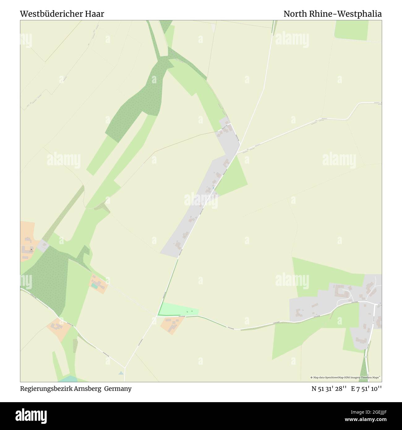 Westbüdericher Haar, Regierungsbezirk Arnsberg, Deutschland, Nordrhein ...