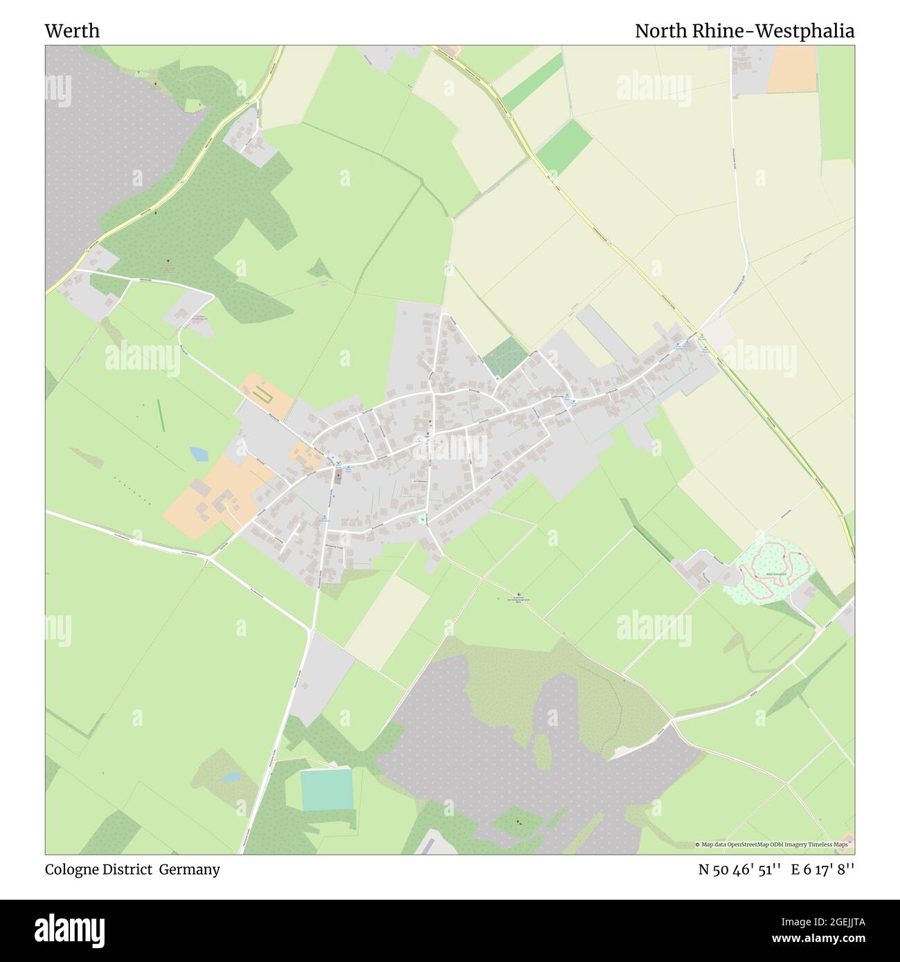 Werth, Kreis Köln, Deutschland, Nordrhein-Westfalen, N 50 46' 51'', E 6 ...