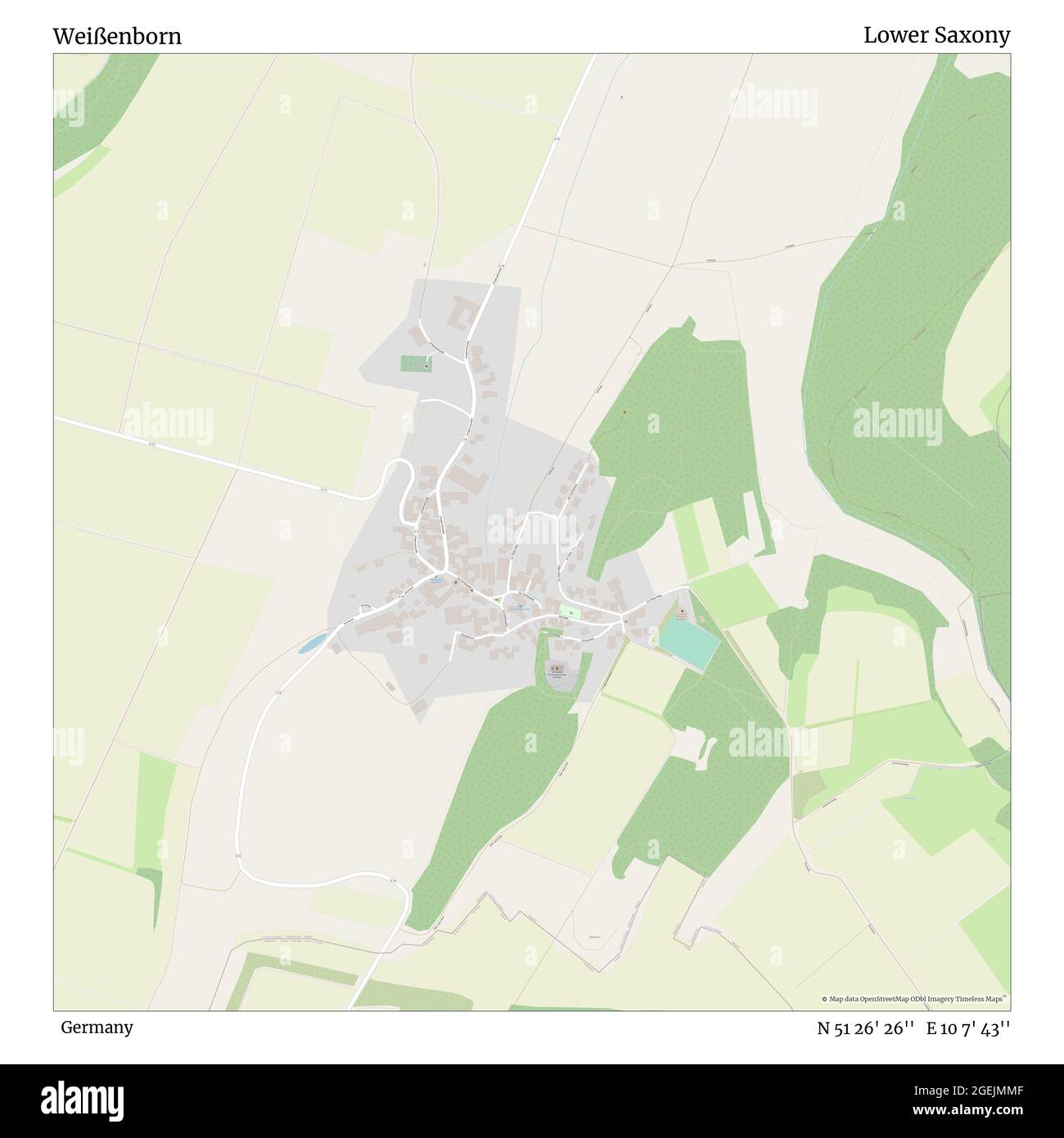Weißenborn, Deutschland, Niedersachsen, N 51 26' 26'', E 10 7' 43 ...