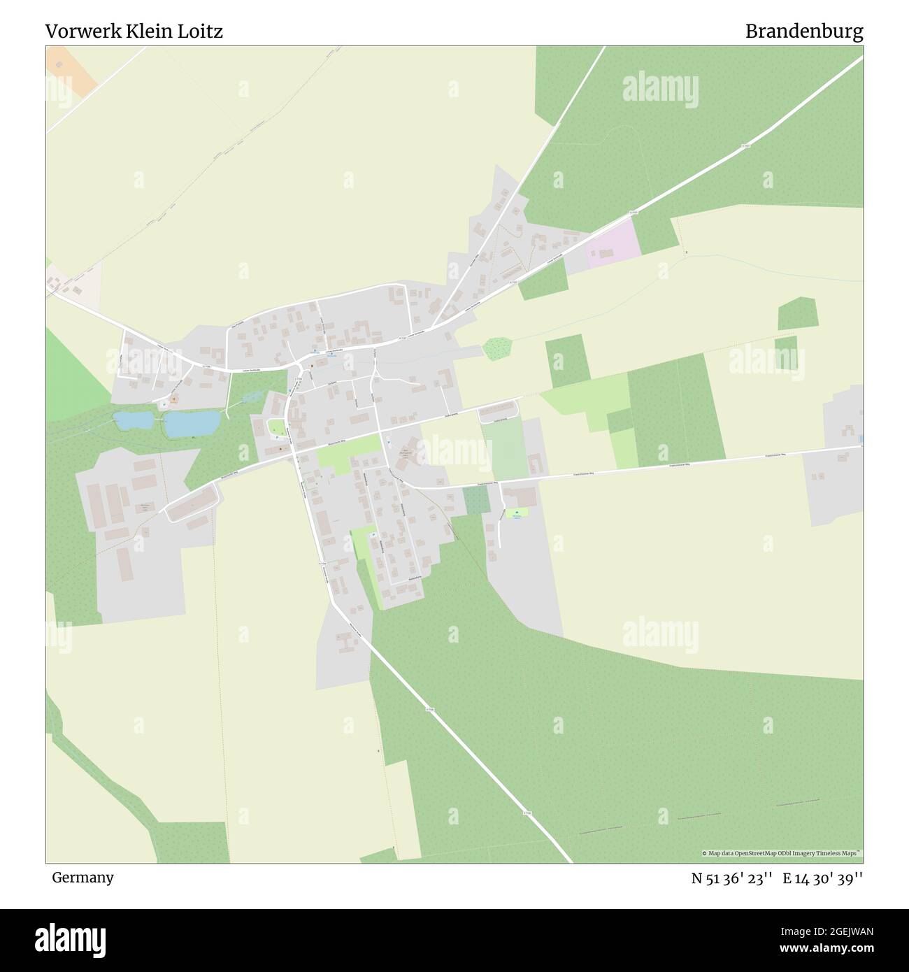 Vorwerk Klein Loitz, Deutschland, Brandenburg, N 51 36' 23'', E 14 30 ...