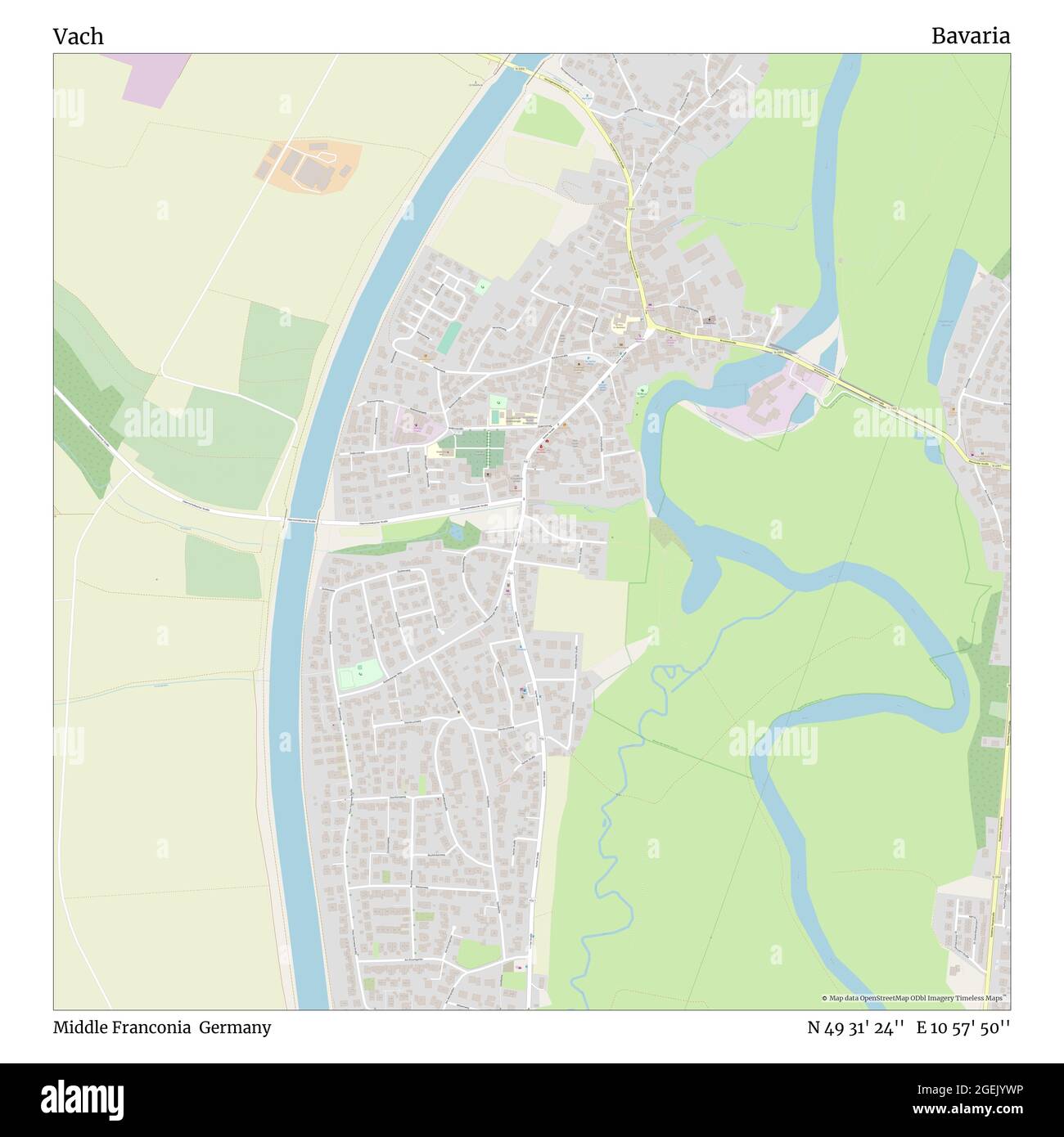 Vach, Mittelfranken, Deutschland, Bayern, N 49 31' 24'', E 10 57' 50 ...