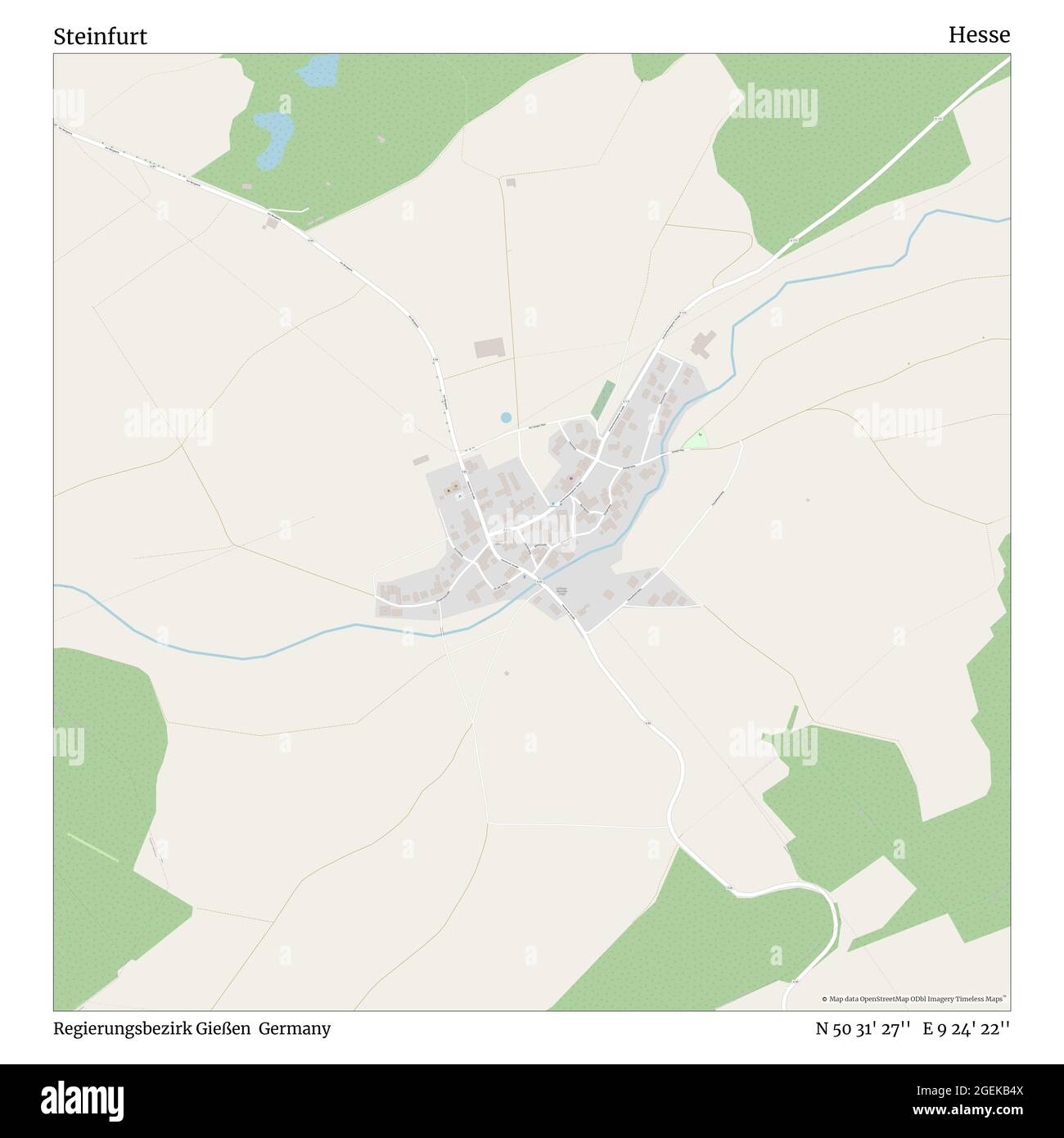 Steinfurt, Regierungsbezirk Gießen, Deutschland, Hessen, N 50 31' 27 ...