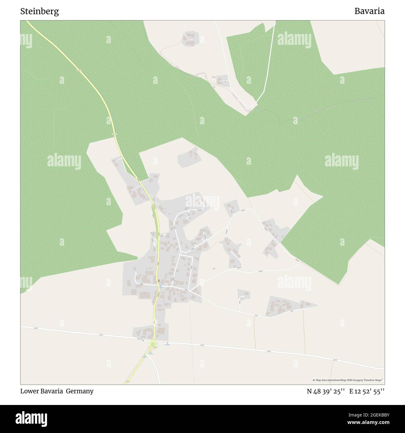 Steinberg, Niederbayern, Deutschland, Bayern, N 48 39' 25'', E 12 52 ...
