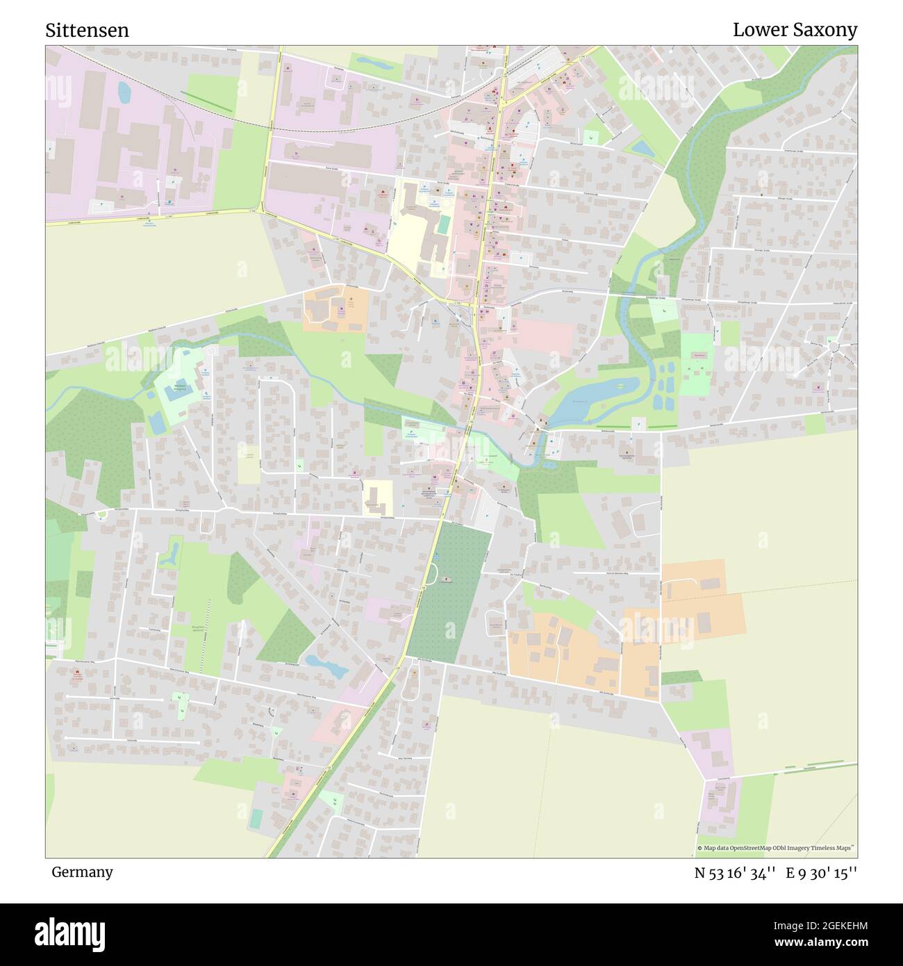 Sittensen, Deutschland, Niedersachsen, N 53 16' 34'', E 9 30' 15 ...
