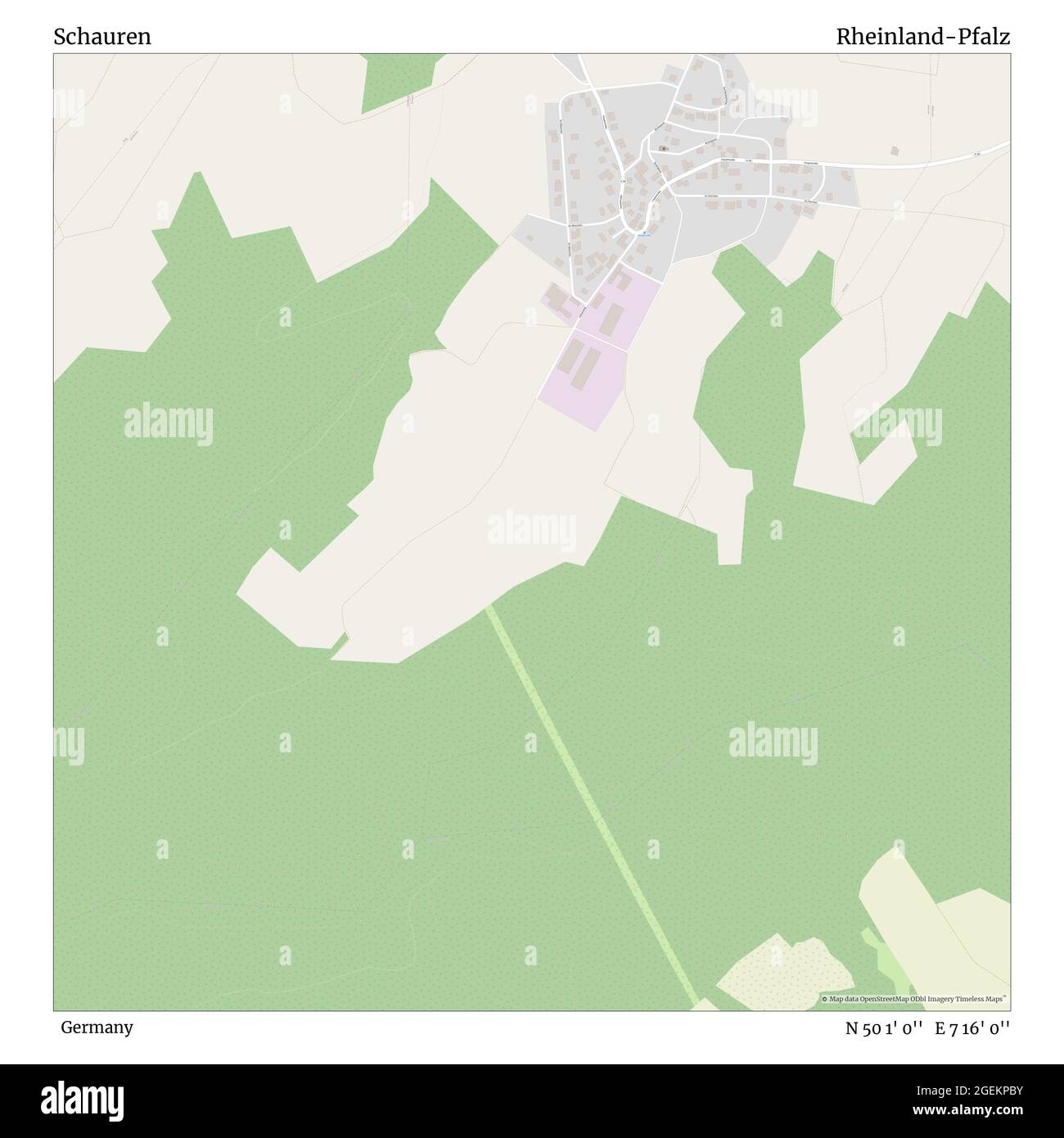 Schauren, Deutschland, Rheinland-Pfalz, N 50 1' 0'', E 7 16' 0'', map ...
