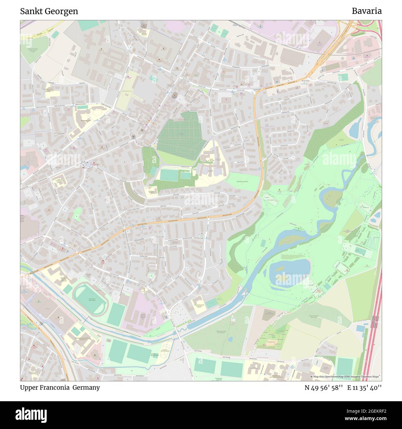 Sankt Georgen, Oberfranken, Deutschland, Bayern, N 49 56' 58'', E 11 35 ...