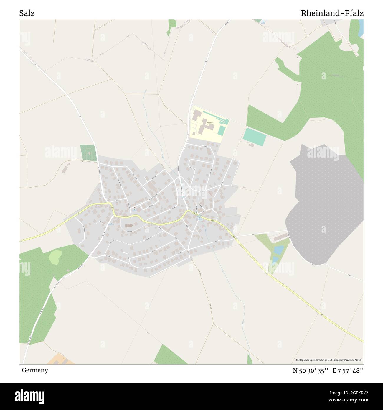 Salz, Deutschland, Rheinland-Pfalz, N 50 30' 35'', E 7 57' 48'', map ...
