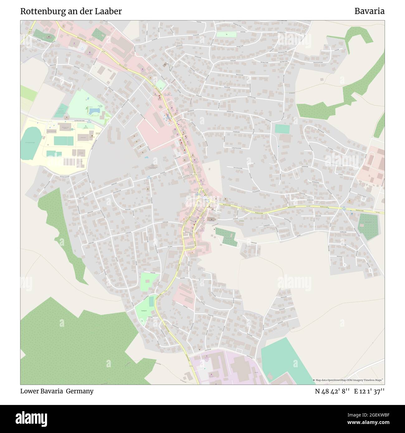 Rottenburg an der Laaber, Niederbayern, Deutschland, Bayern, N 48 42' 8 ...