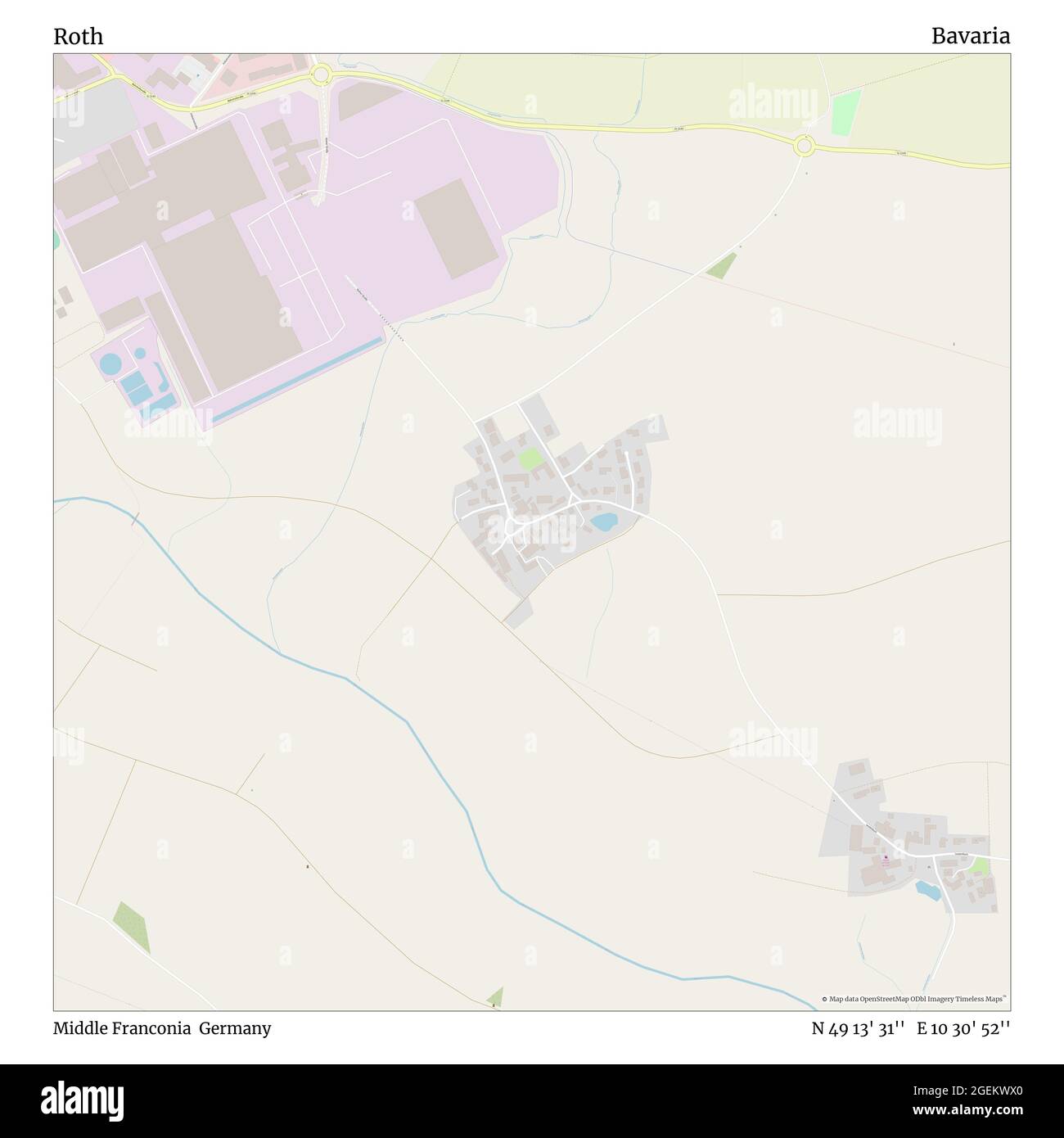 Roth, Mittelfranken, Deutschland, Bayern, N 49 13' 31'', E 10 30' 52 ...