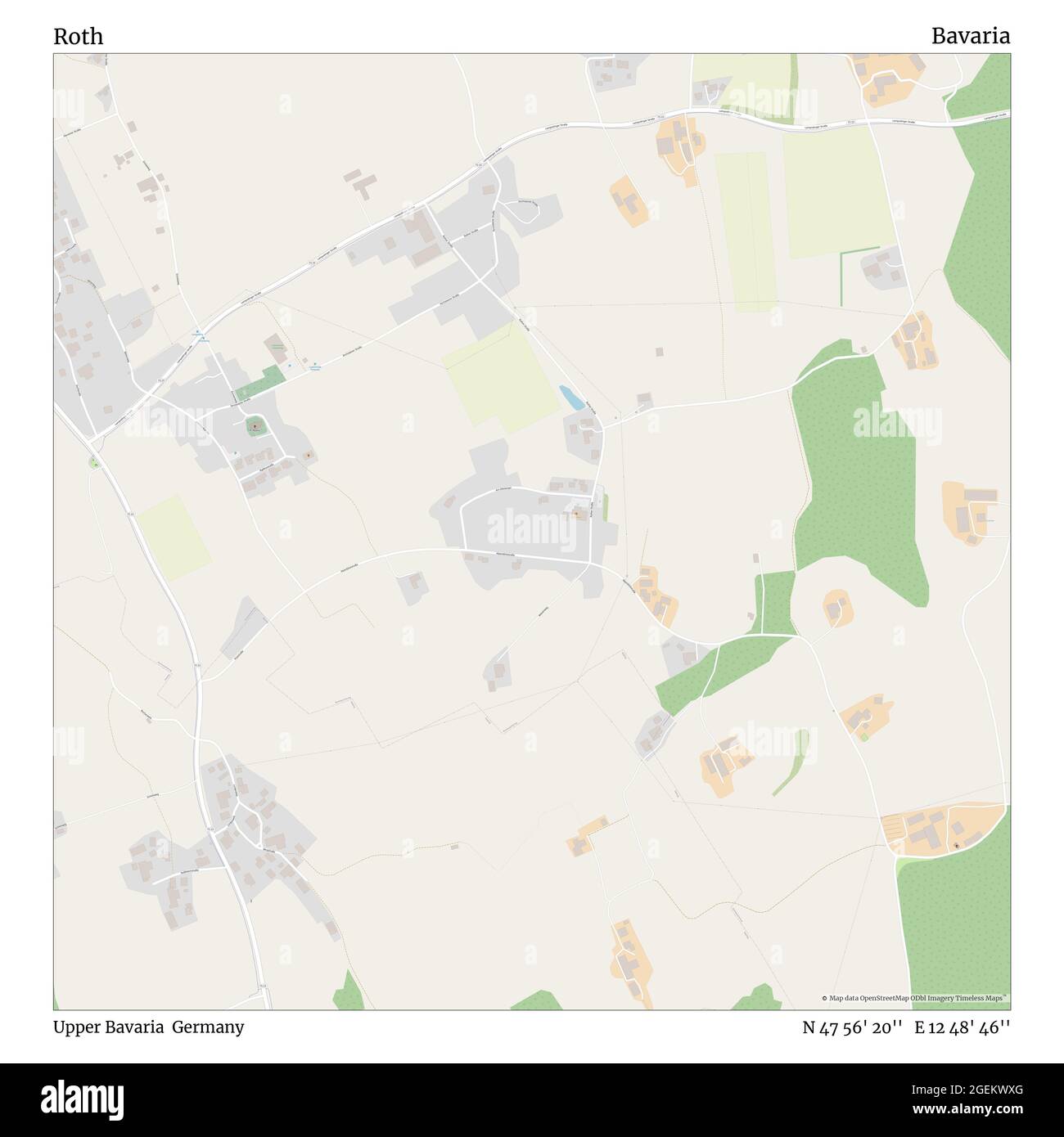 Roth, Oberbayern, Deutschland, Bayern, N 47 56' 20'', E 12 48' 46 ...