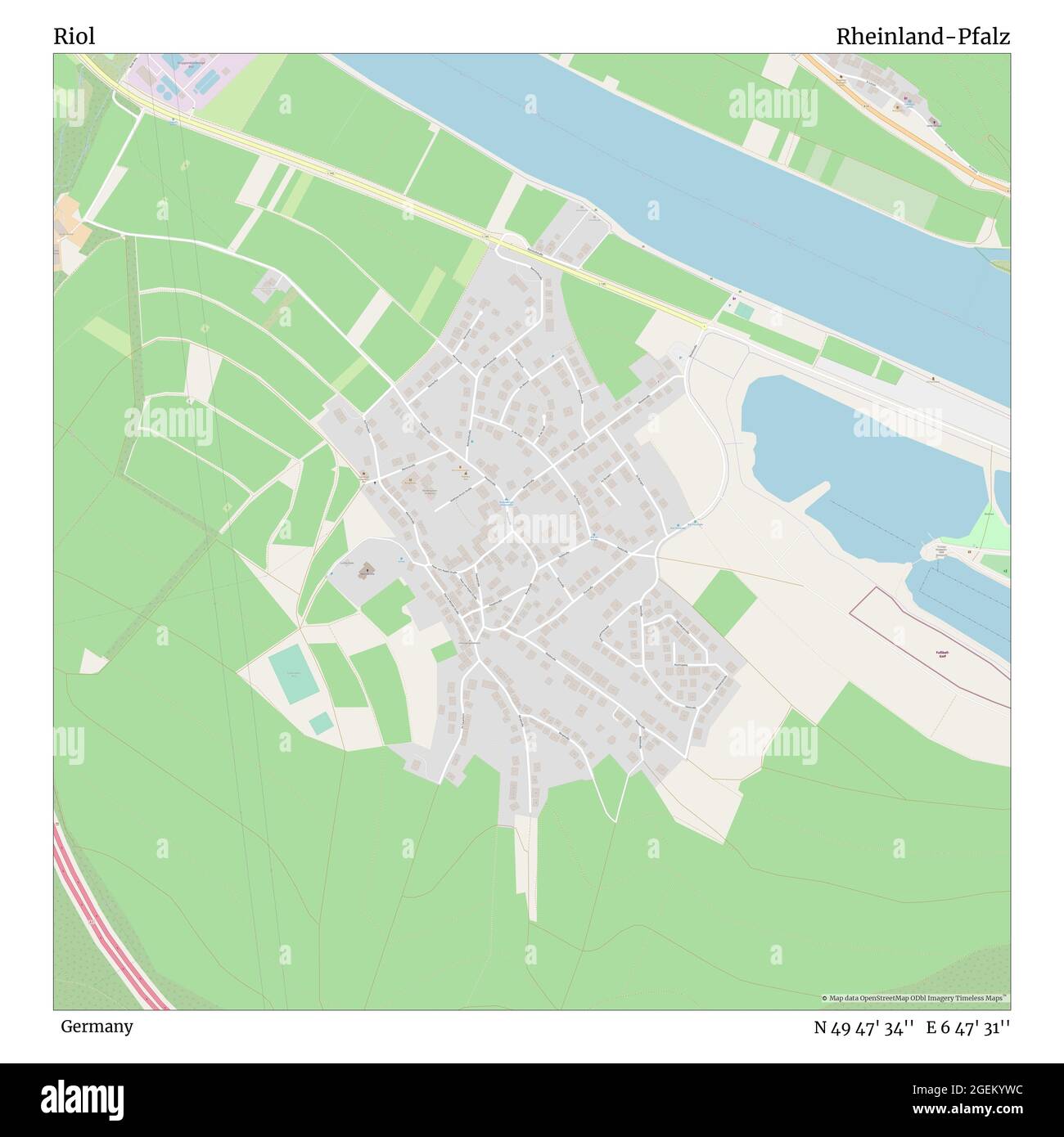 Riol, Deutschland, Rheinland-Pfalz, N 49 47' 34'', E 6 47' 31'', map ...