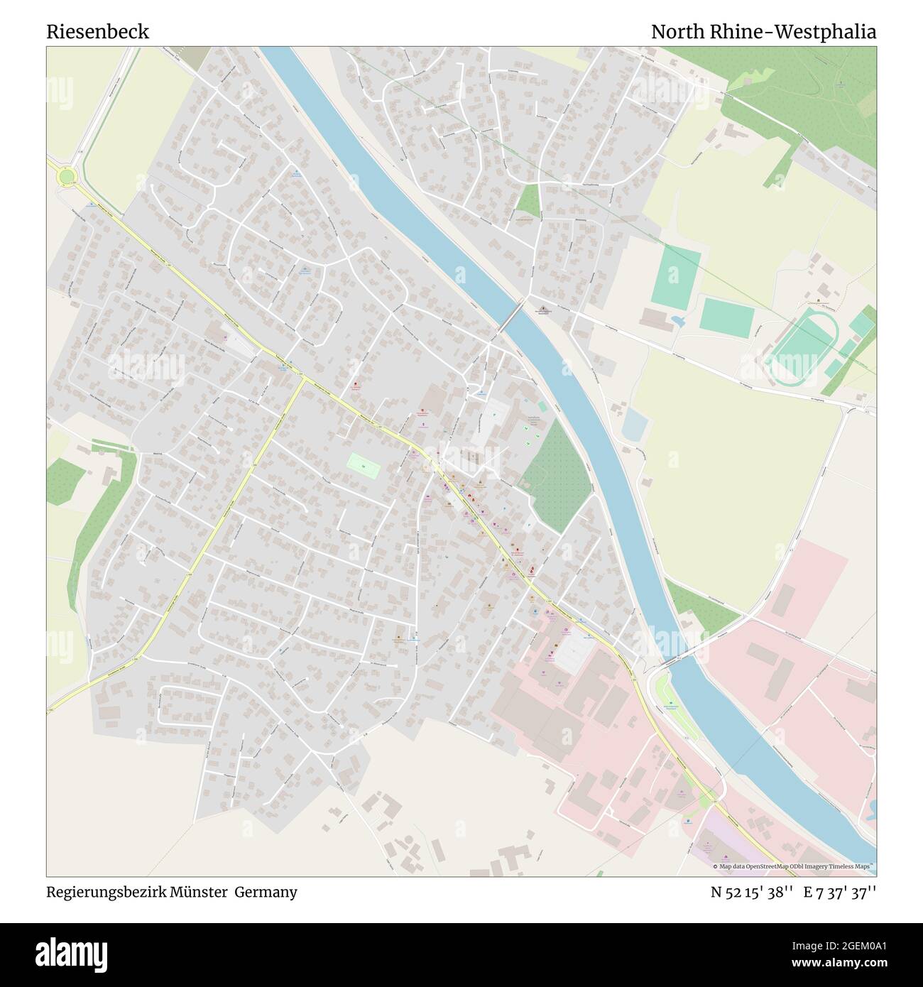Riesenbeck, Regierungsbezirk Münster, Deutschland, Nordrhein-Westfalen ...