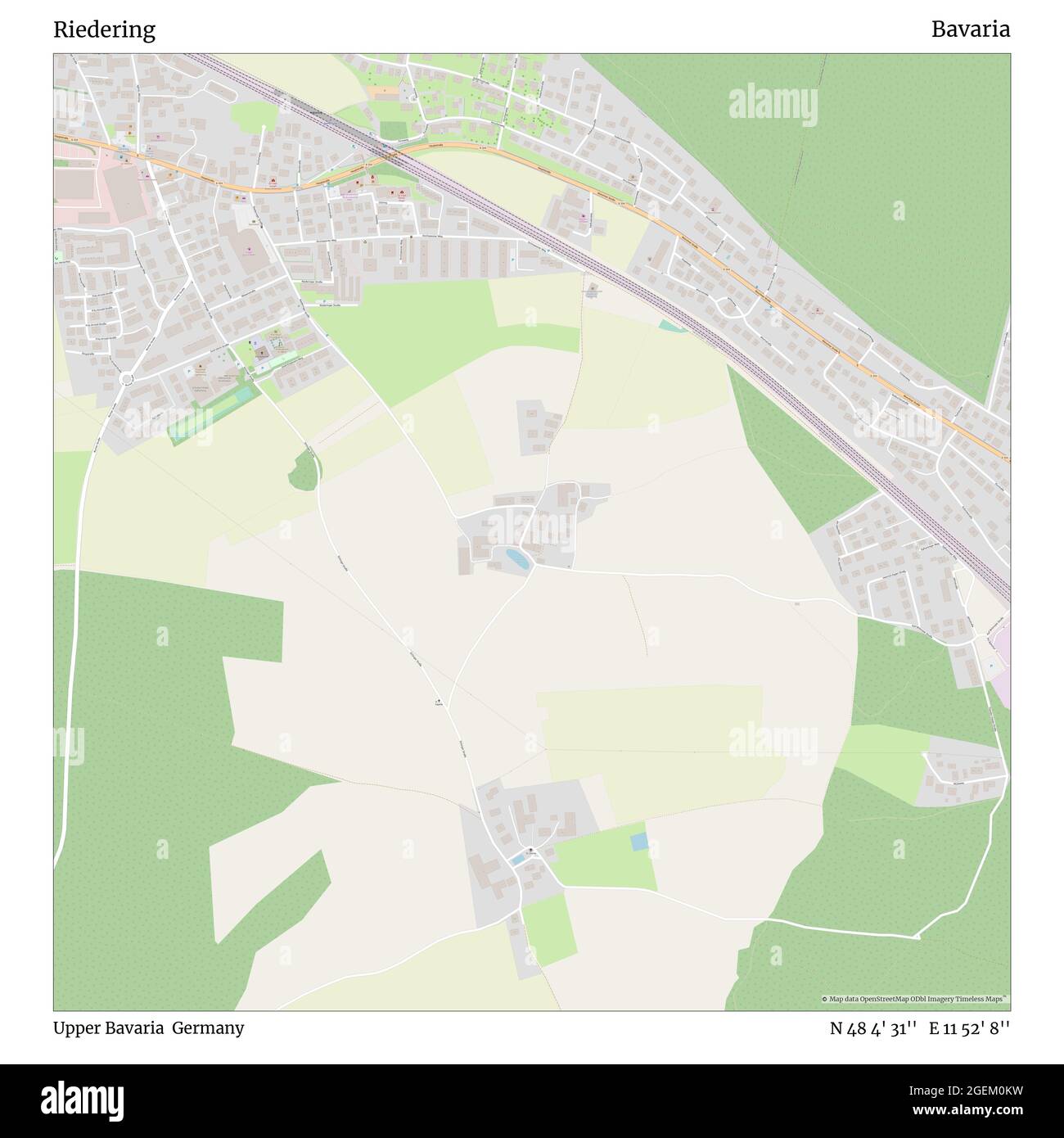 Riedering, Oberbayern, Deutschland, Bayern, N 48 4' 31'', E 11 52' 8 ...