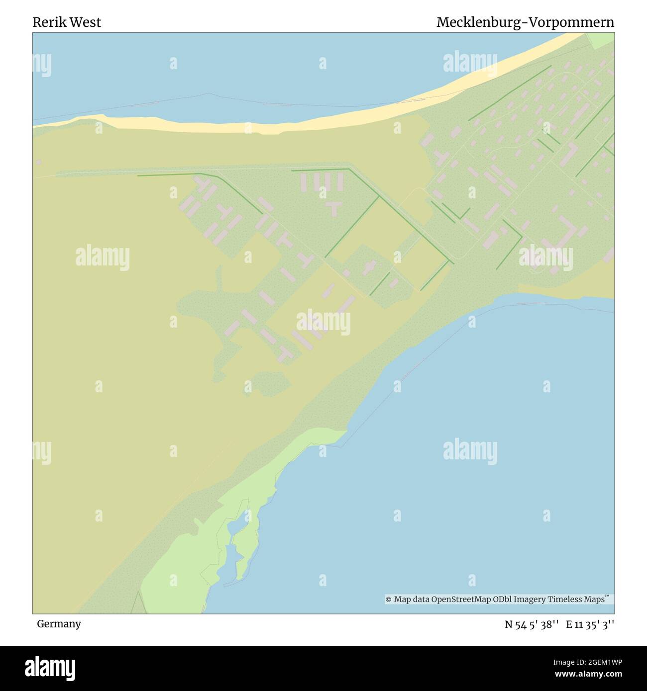 Rerik West, Deutschland, Mecklenburg-Vorpommern, N 54 5' 38'', E 11 35 ...