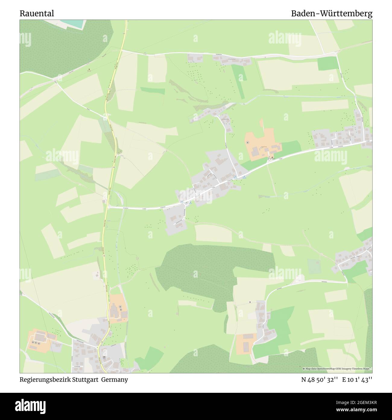 Rauental, Regierungsbezirk Stuttgart, Deutschland, Baden-Württemberg, N ...