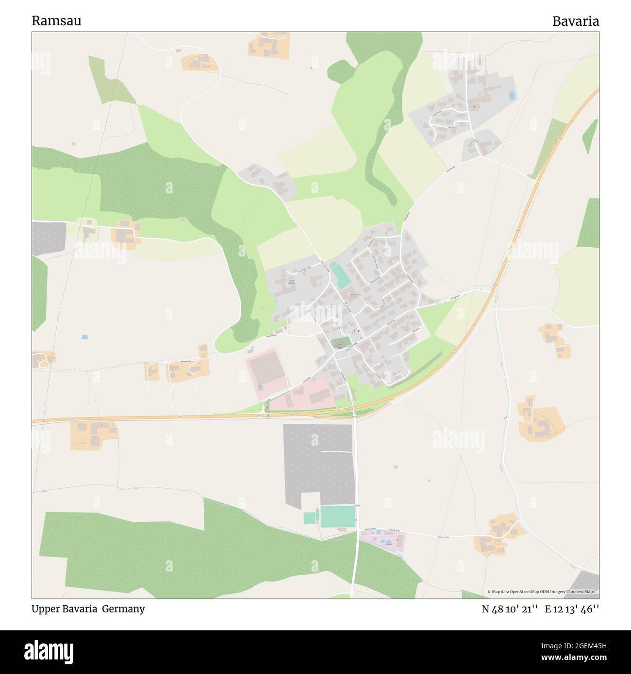 Ramsau, Oberbayern, Deutschland, Bayern, N 48 10' 21'', E 12 13' 46 ...