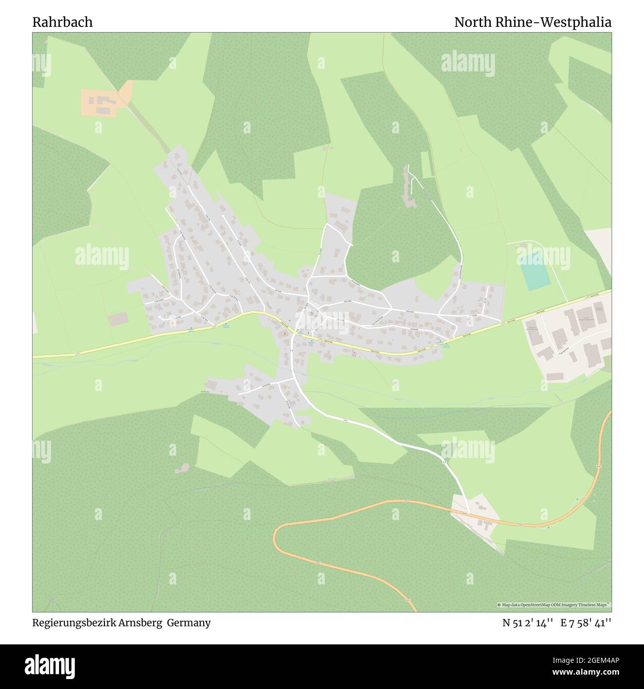 Rahrbach, Regierungsbezirk Arnsberg, Deutschland, Nordrhein-Westfalen ...