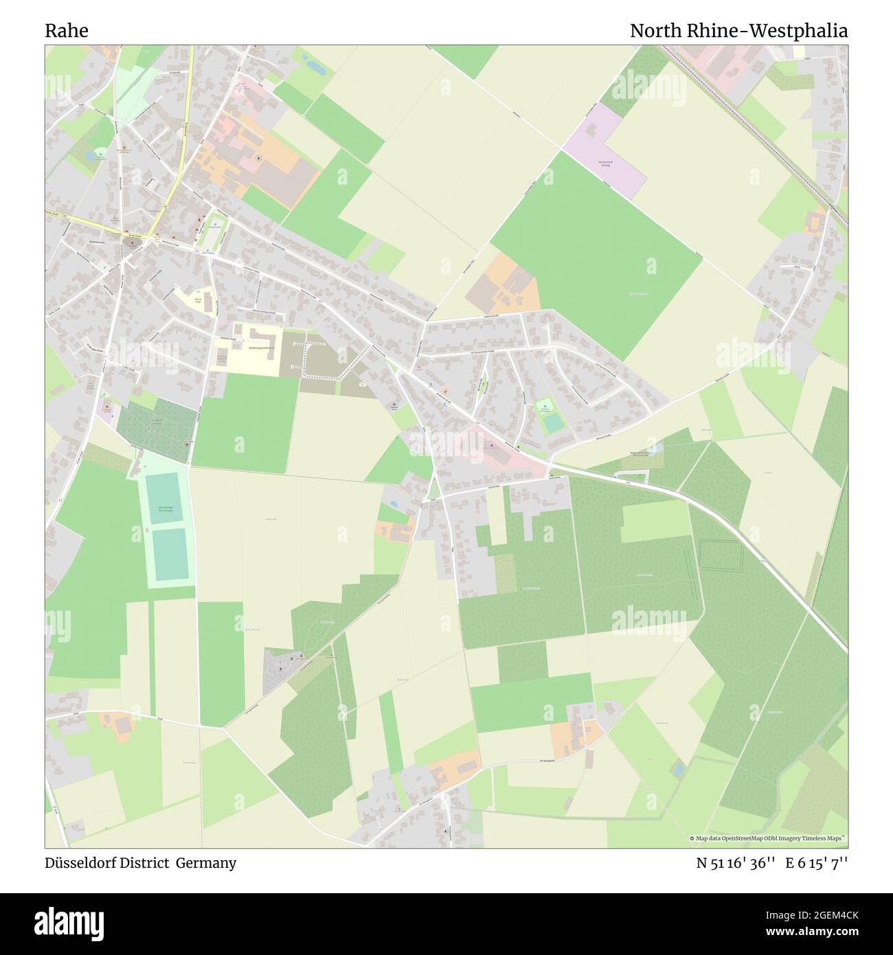 Rahe, Kreis Düsseldorf, Deutschland, Nordrhein-Westfalen, N 51 16' 36 ...