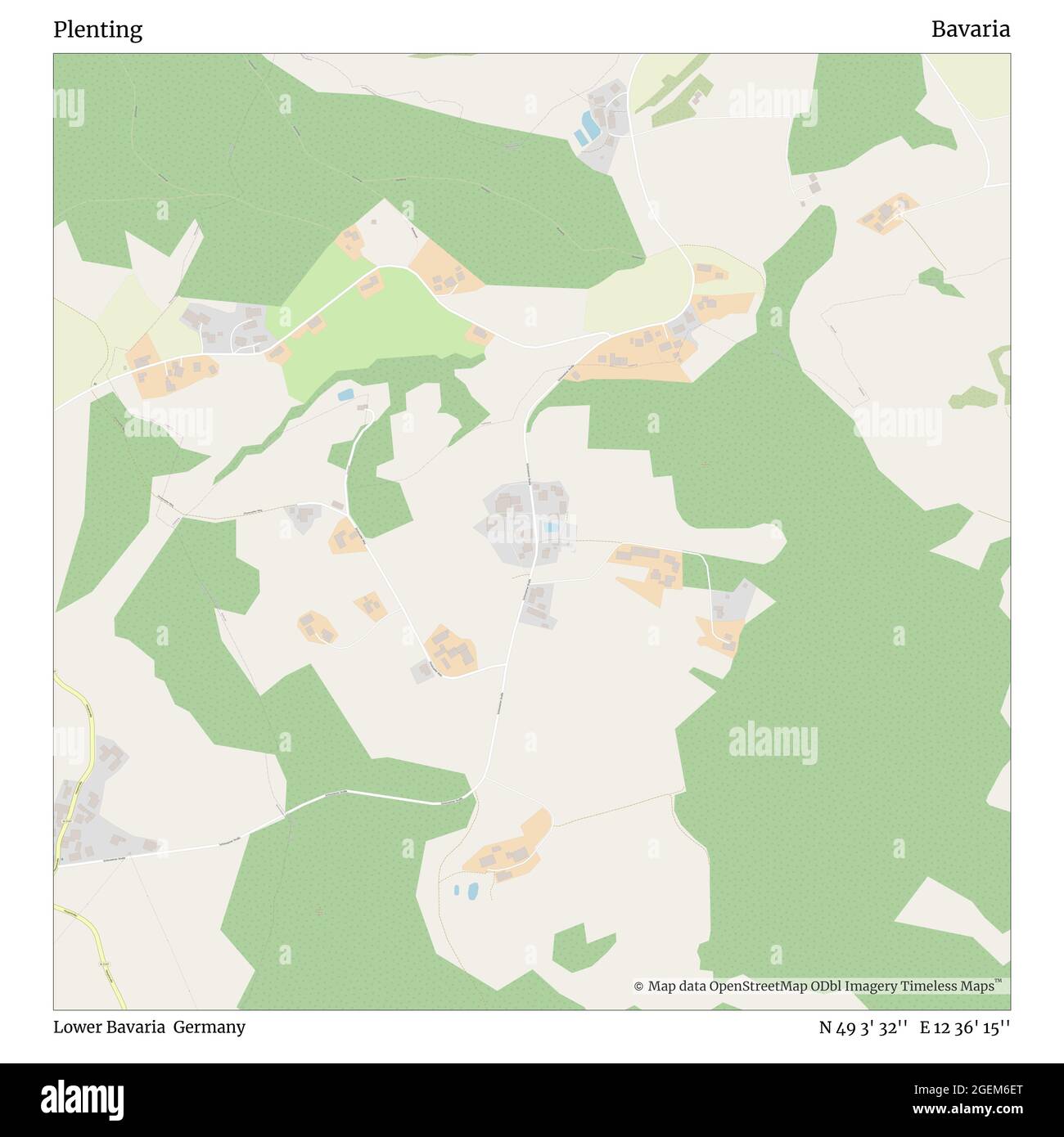 Plenting, Niederbayern, Deutschland, Bayern, N 49 3' 32'', E 12 36' 15 ...