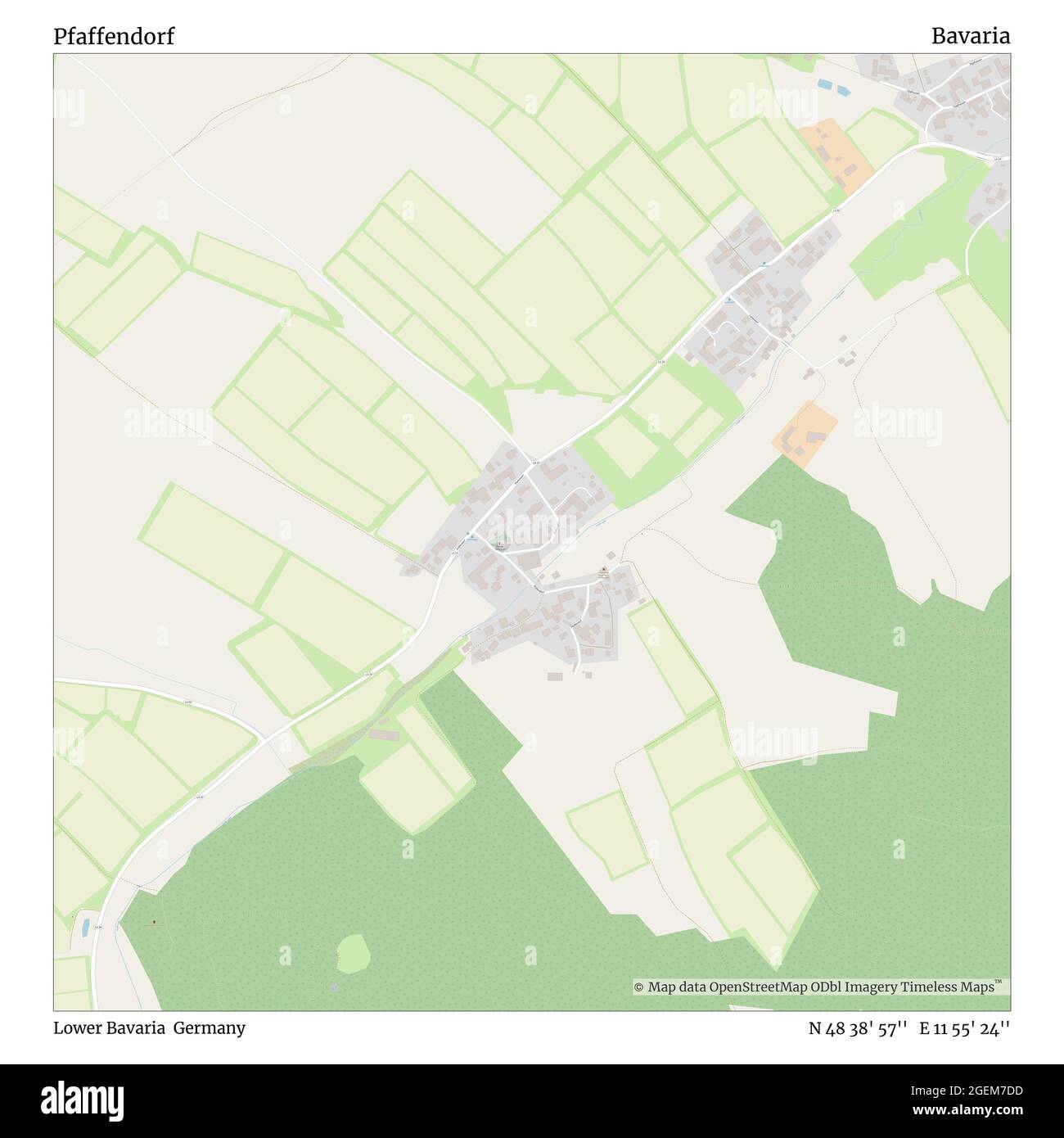 Pfaffendorf, Niederbayern, Deutschland, Bayern, N 48 38' 57'', E 11 55 ...