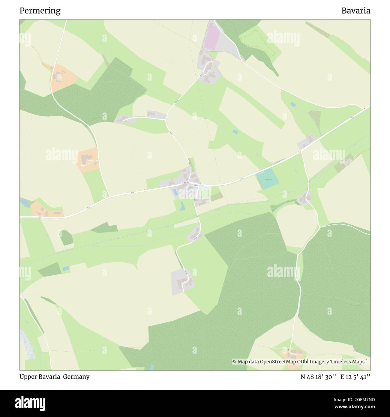 Perminger, Oberbayern, Deutschland, Bayern, N 48 18' 30'', E 12 5' 41 ...