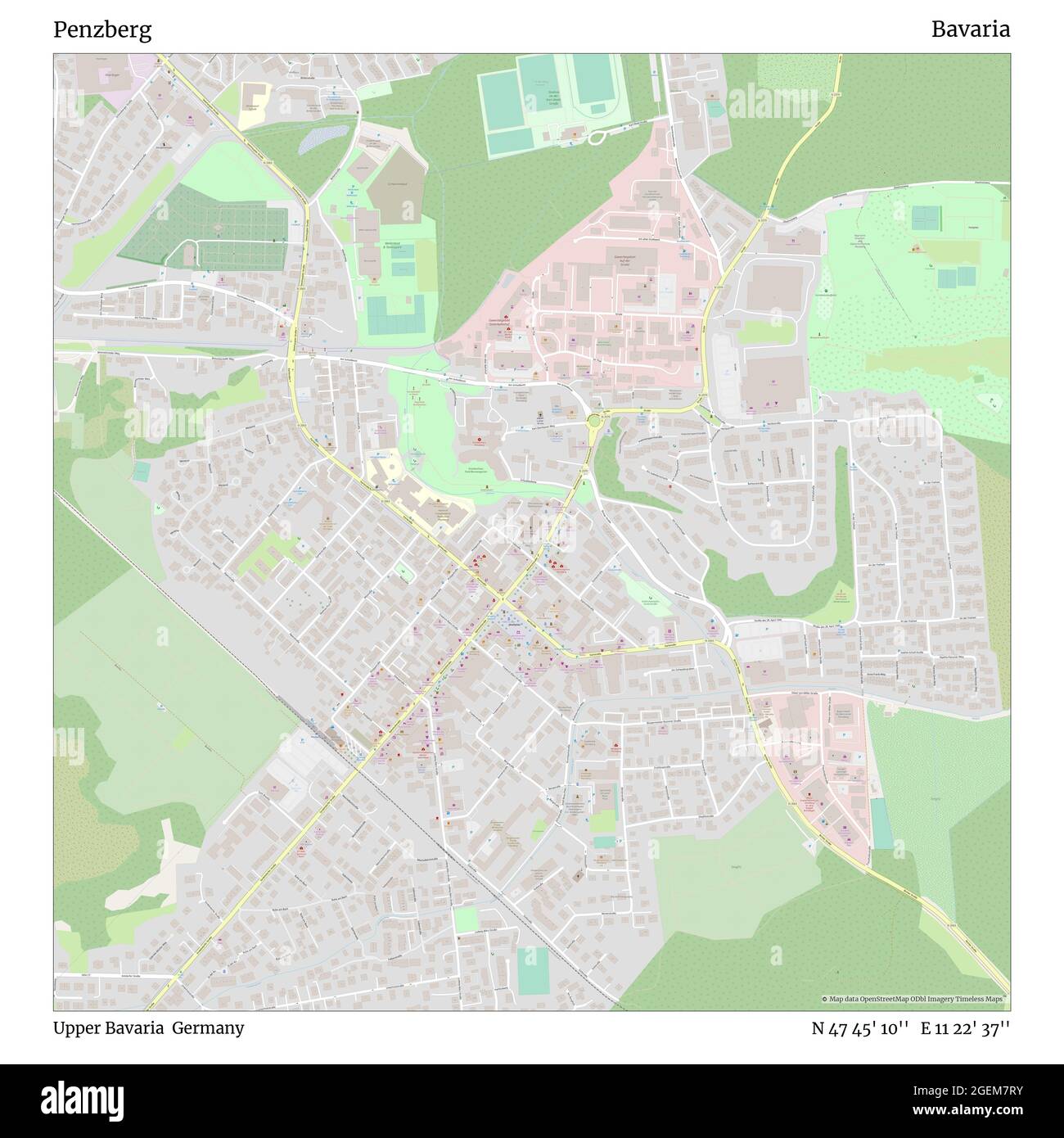 Penzberg, Oberbayern, Deutschland, Bayern, N 47 45' 10'', E 11 22' 37 ...