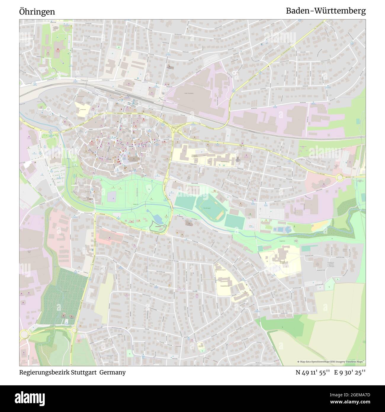 Öhringen, Regierungsbezirk Stuttgart, Deutschland, Baden-Württemberg, N ...