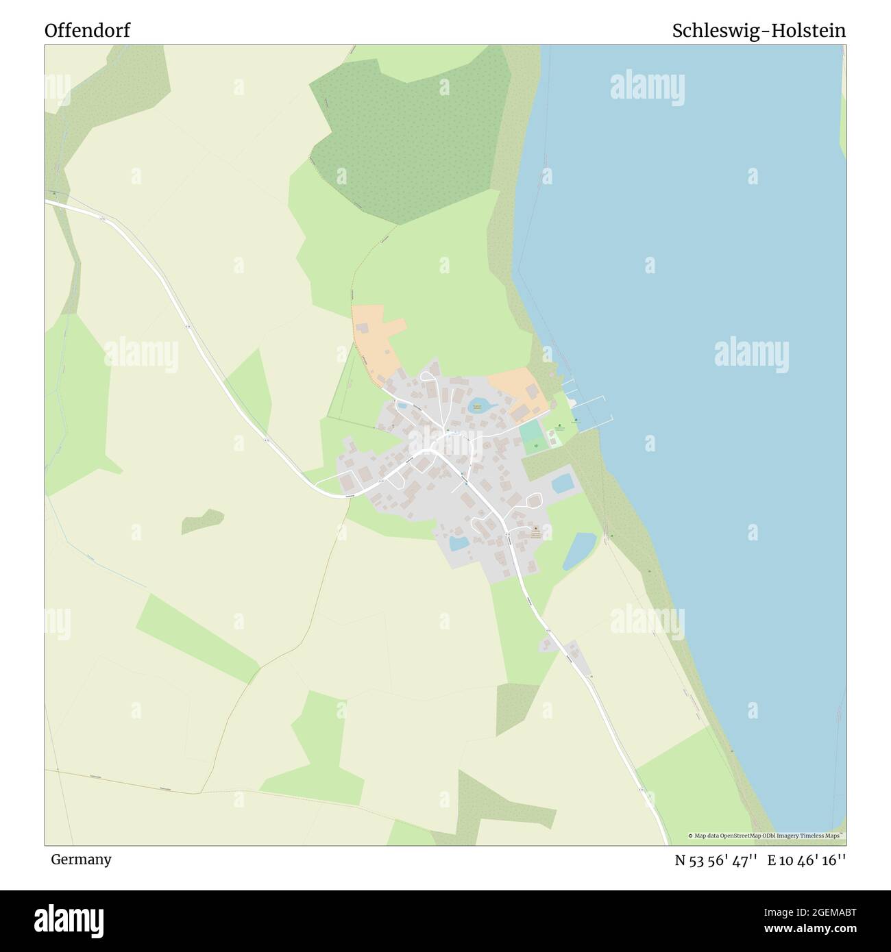 Offendorf, Deutschland, Schleswig-Holstein, N 53 56' 47'', E 10 46' 16 ...