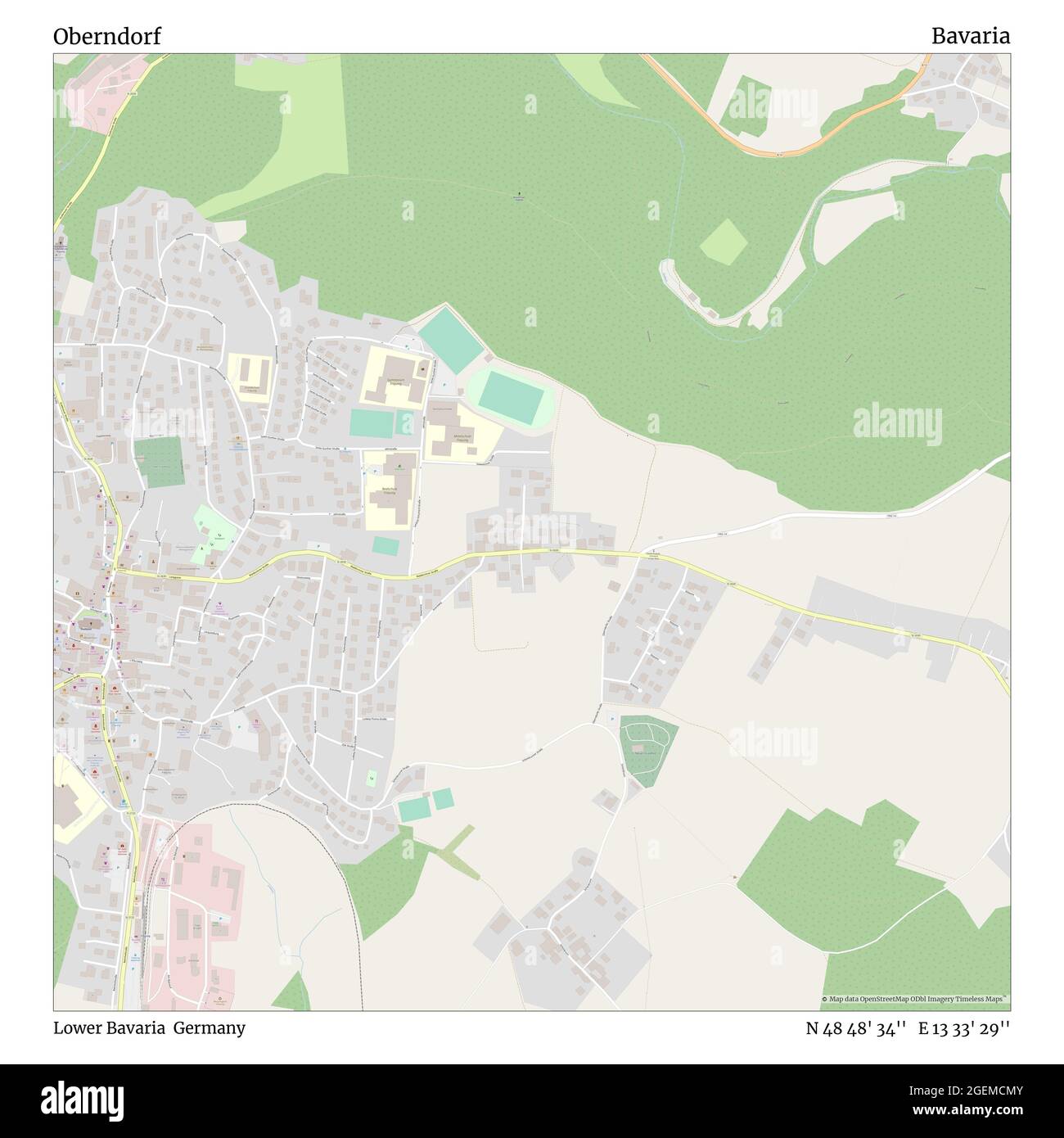 Oberndorf, Niederbayern, Deutschland, Bayern, N 48 48' 34'', E 13 33 ...