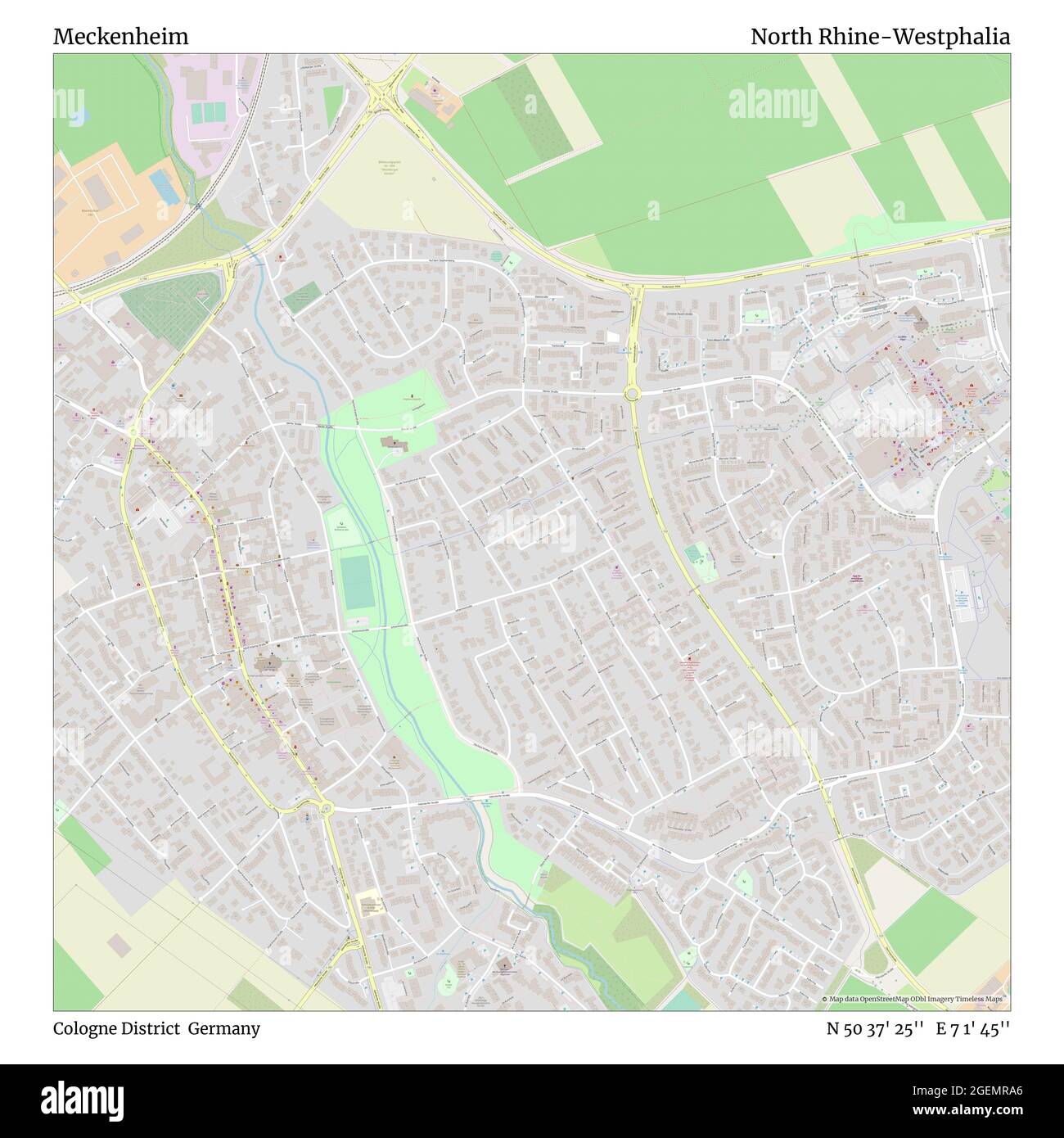 Meckenheim, Kreis Köln, Deutschland, Nordrhein-Westfalen, N 50 37' 25 ...