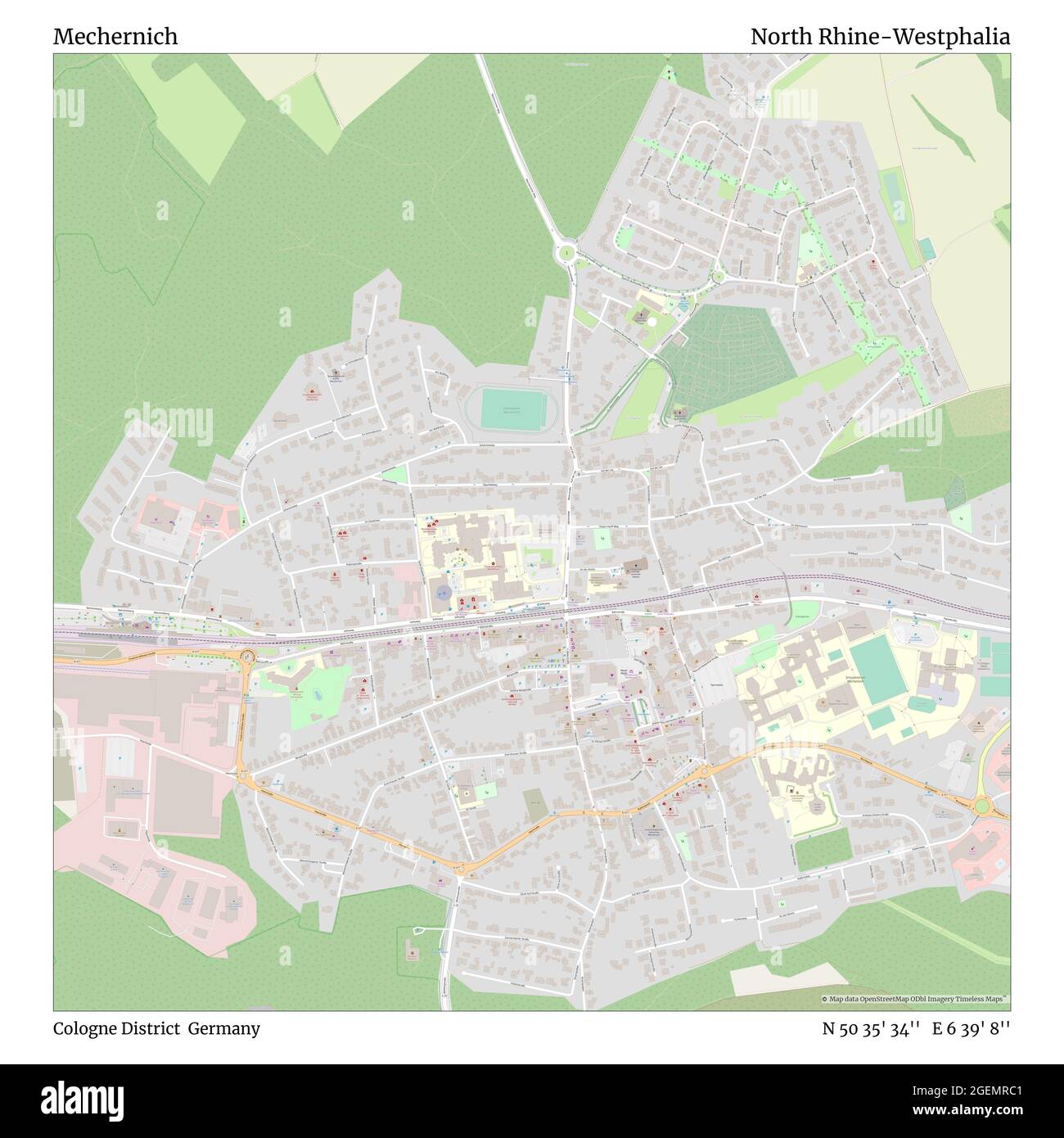 Mechernich, Kreis Köln, Deutschland, Nordrhein-Westfalen, N 50 35' 34 ...