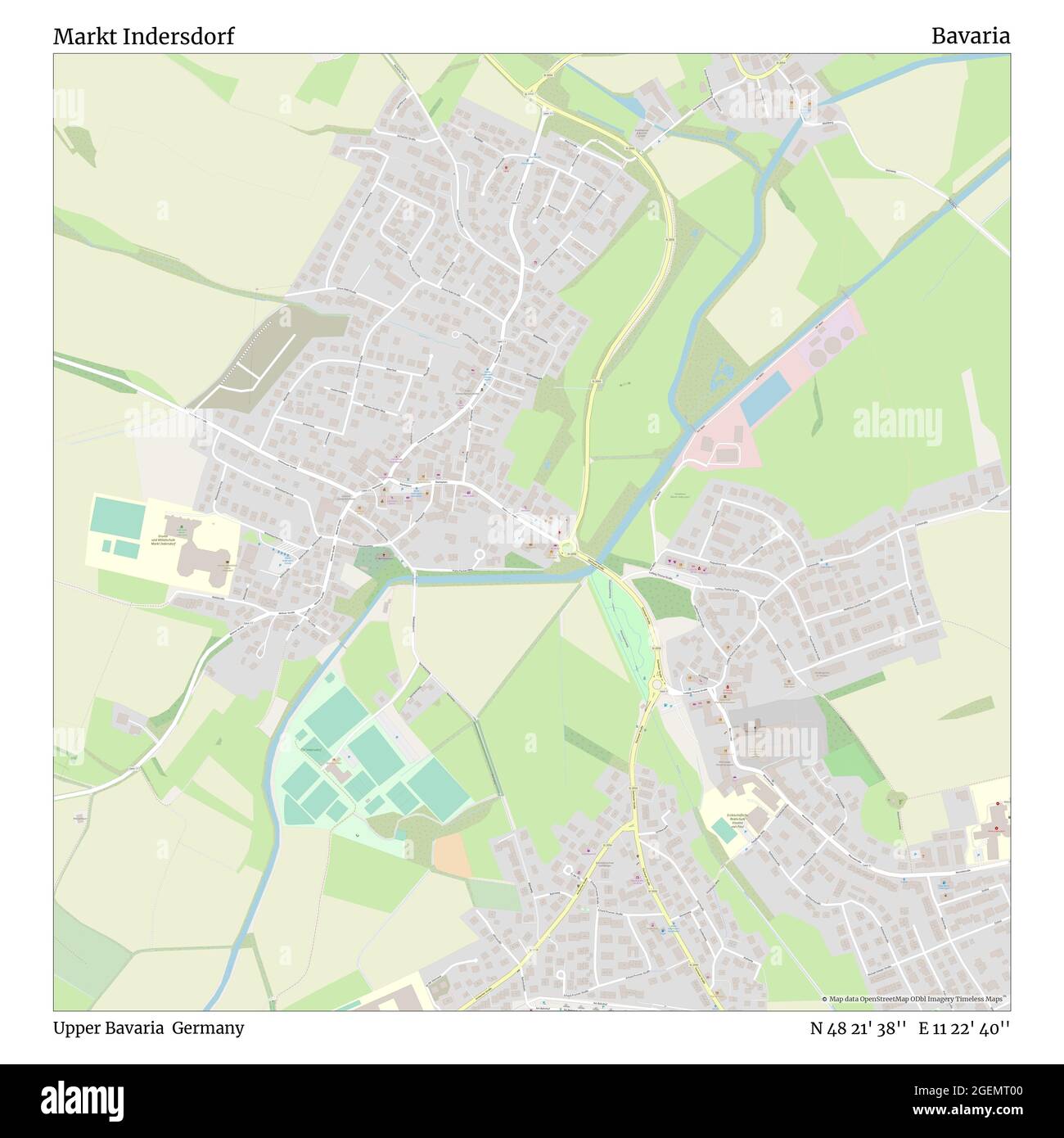 Markt Indersdorf, Oberbayern, Deutschland, Bayern, N 48 21' 38'', E 11 ...