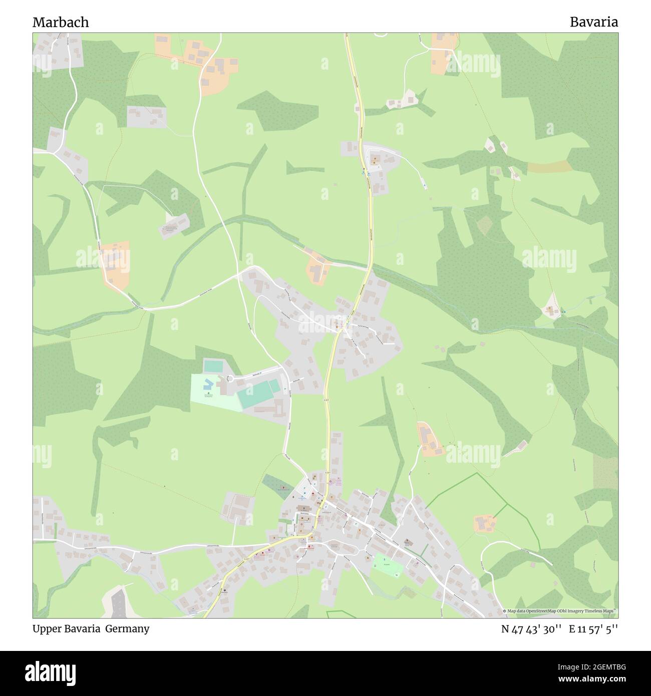 Marbach, Oberbayern, Deutschland, Bayern, N 47 43' 30'', E 11 57' 5 ...