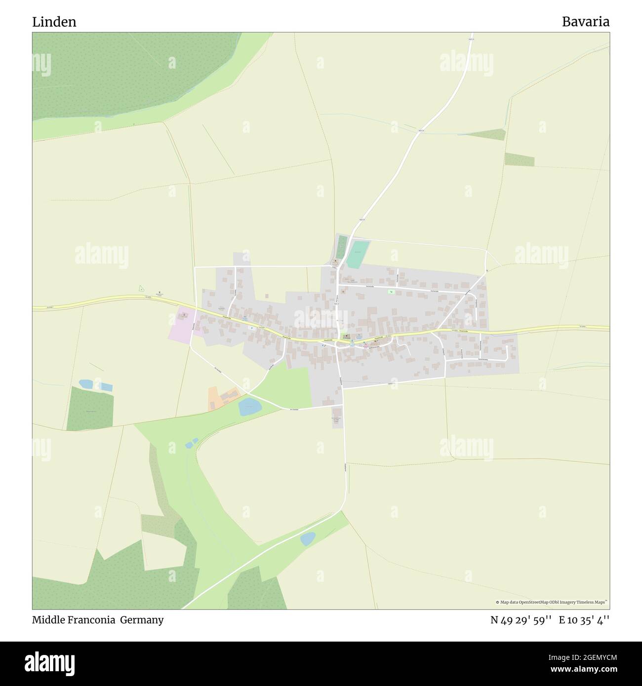 Linden, Mittelfranken, Deutschland, Bayern, N 49 29' 59'', E 10 35' 4 ...