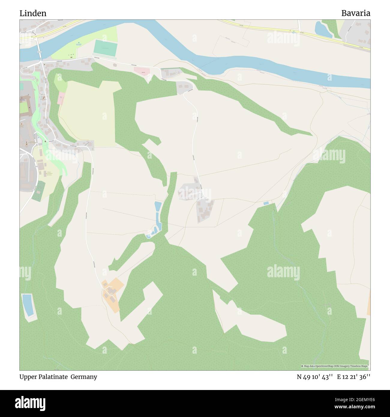 Linden, Oberpfalz, Deutschland, Bayern, N 49 10' 43'', E 12 21' 36 ...