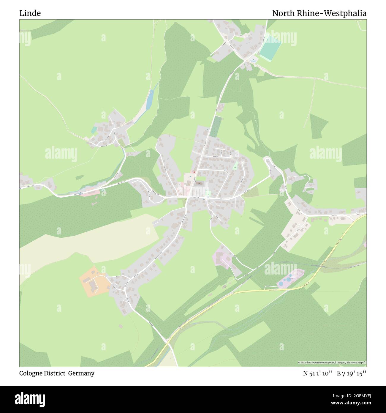 Linde, Kreis Köln, Deutschland, Nordrhein-Westfalen, N 51 1' 10'', E 7 ...