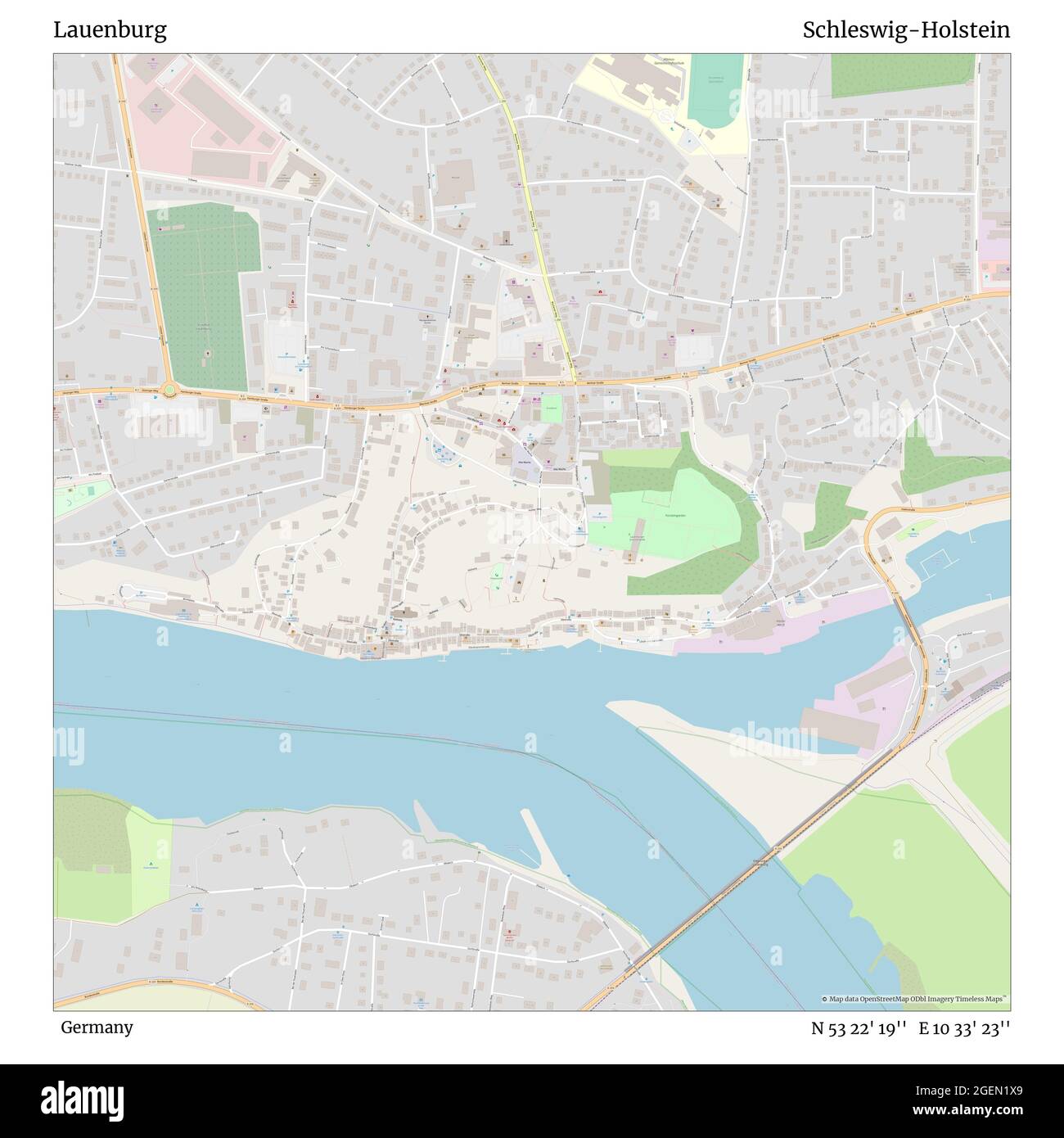 Lauenburg, Deutschland, Schleswig-Holstein, N 53 22' 19'', E 10 33' 23 ...