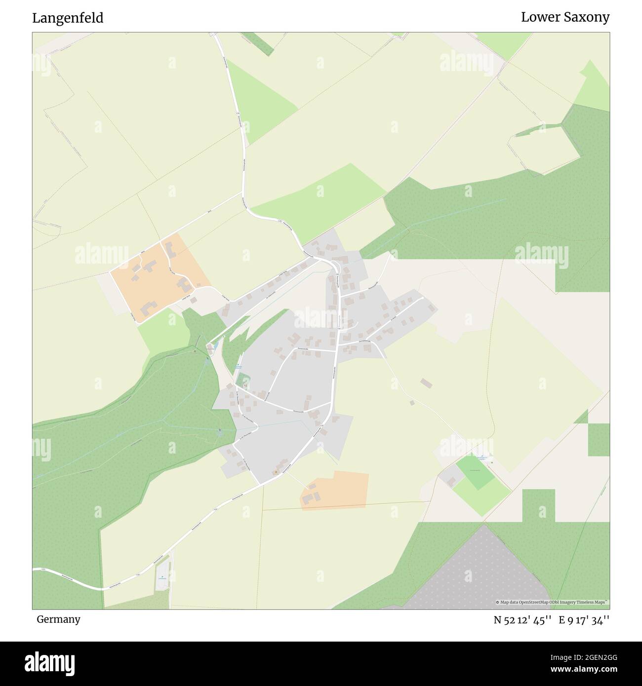 Langenfeld, Deutschland, Niedersachsen, N 52 12' 45'', E 9 17' 34 ...