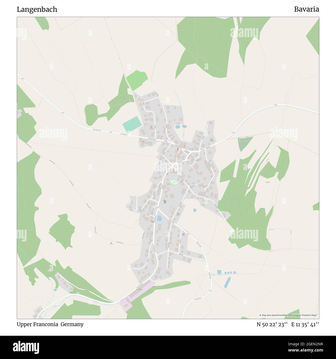 Langenbach, Oberfranken, Deutschland, Bayern, N 50 22' 23'', E 11 35 ...