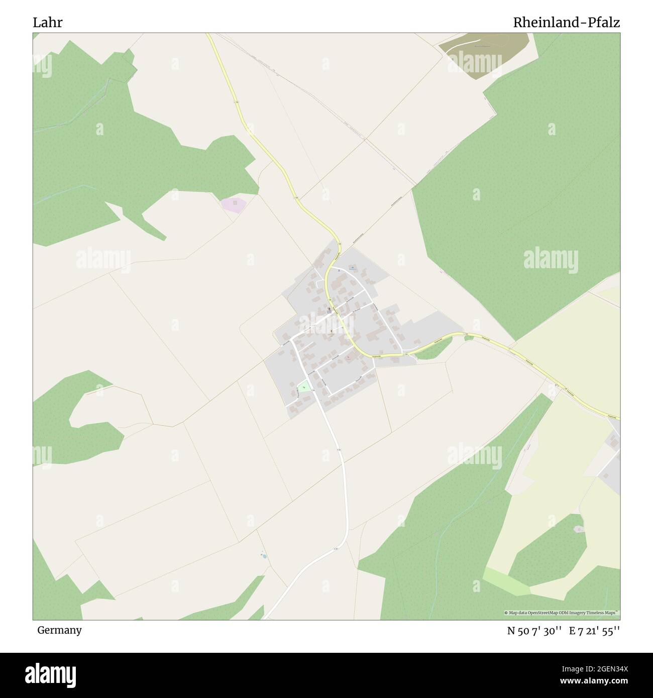 Lahr, Deutschland, Rheinland-Pfalz, N 50 7' 30'', E 7 21' 55'', map ...
