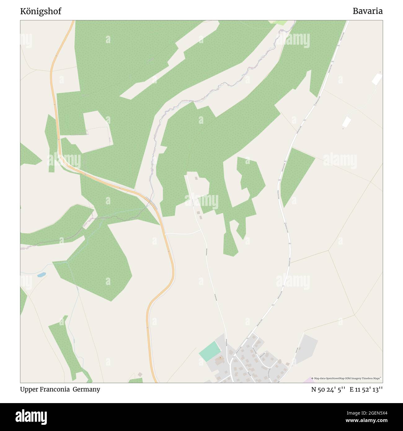 Königshof, Oberfranken, Deutschland, Bayern, N 50 24' 5'', E 11 52' 13 ...