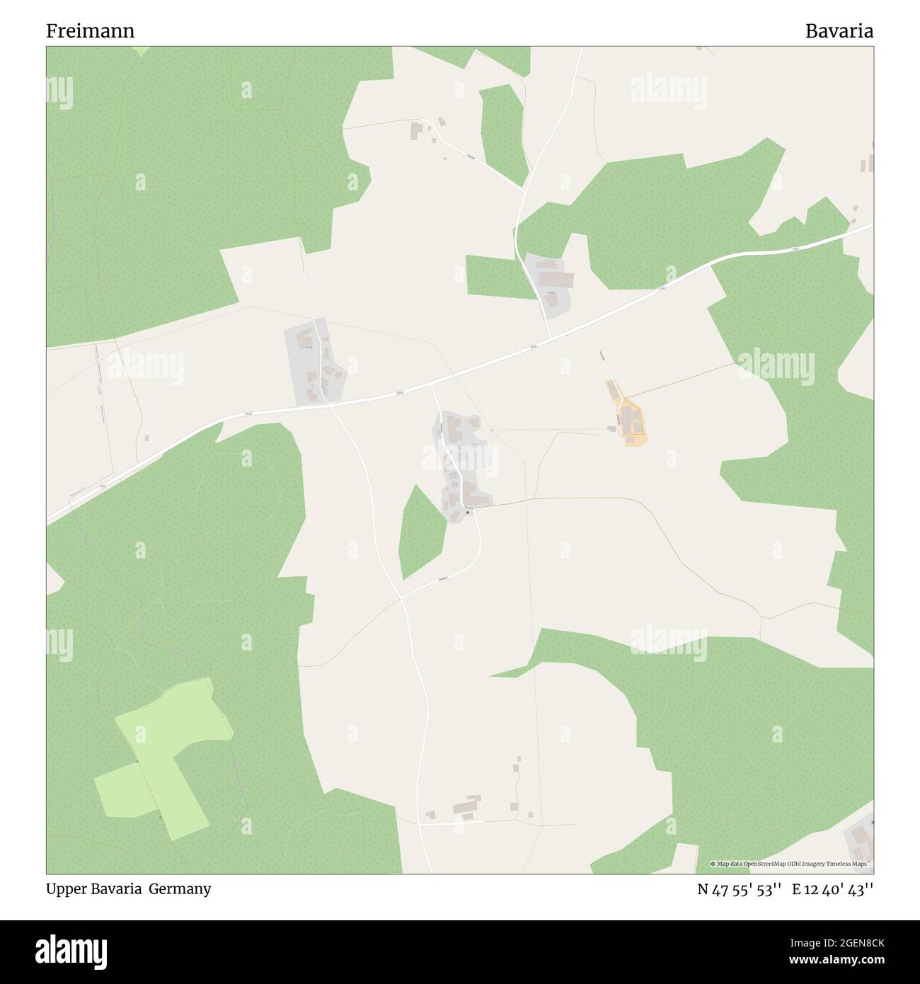 Freimann, Oberbayern, Deutschland, Bayern, N 47 55' 53'', E 12 40' 43 ...
