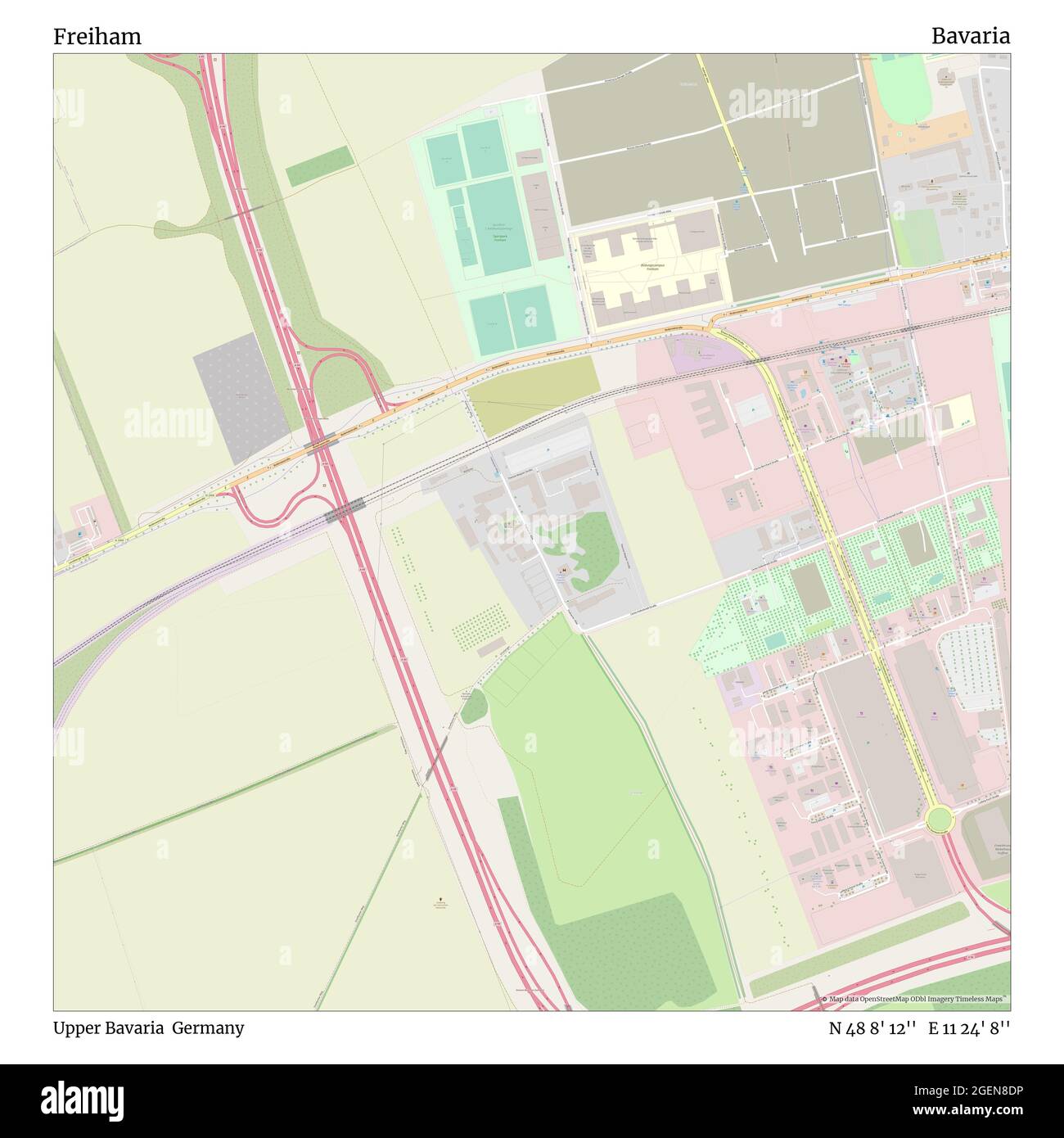 Freiham, Oberbayern, Deutschland, Bayern, N 48 8' 12'', E 11 24' 8 ...