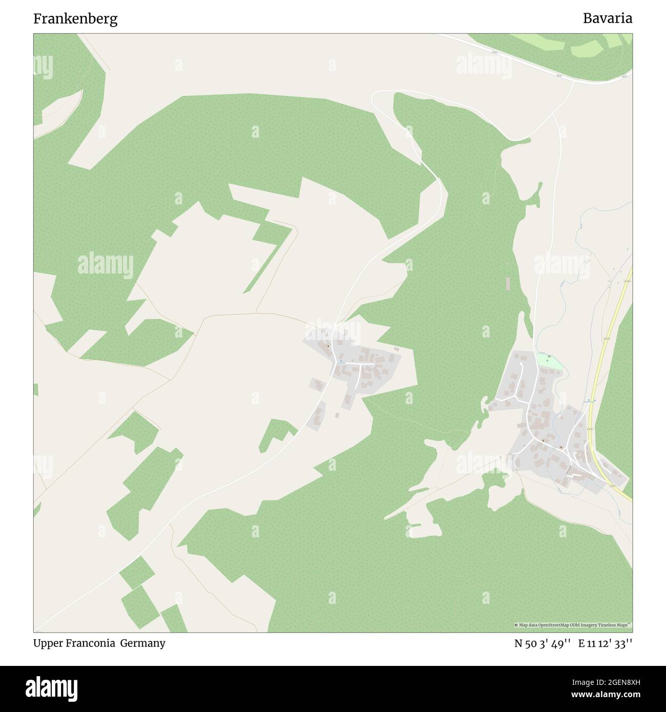 Frankenberg, Oberfranken, Deutschland, Bayern, N 50 3' 49'', E 11 12 ...