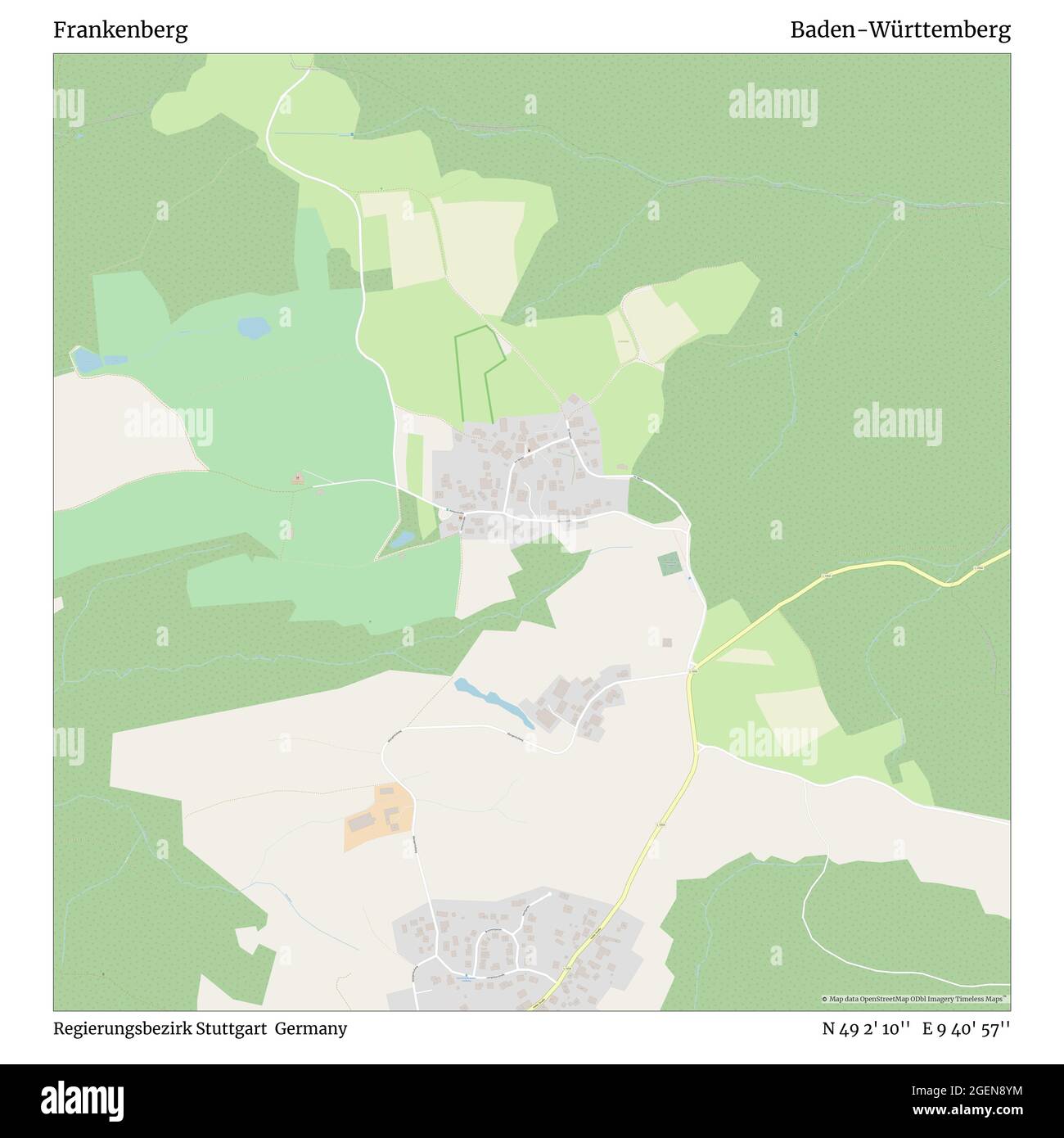 Frankenberg, Regierungsbezirk Stuttgart, Deutschland, Baden-Württemberg ...